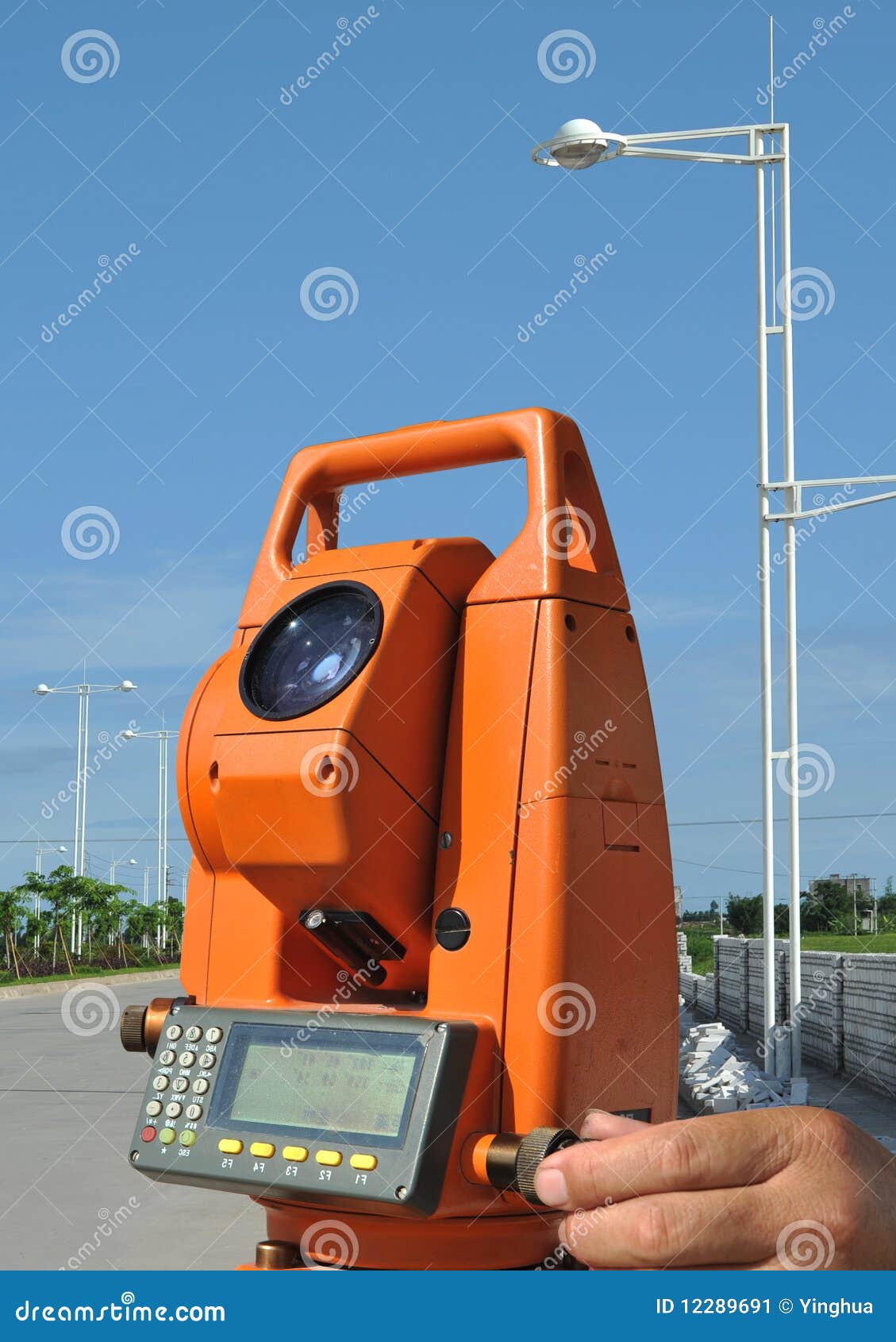 Highway Measurement Equipment Stock Image - Image of accuracy, accurate ...