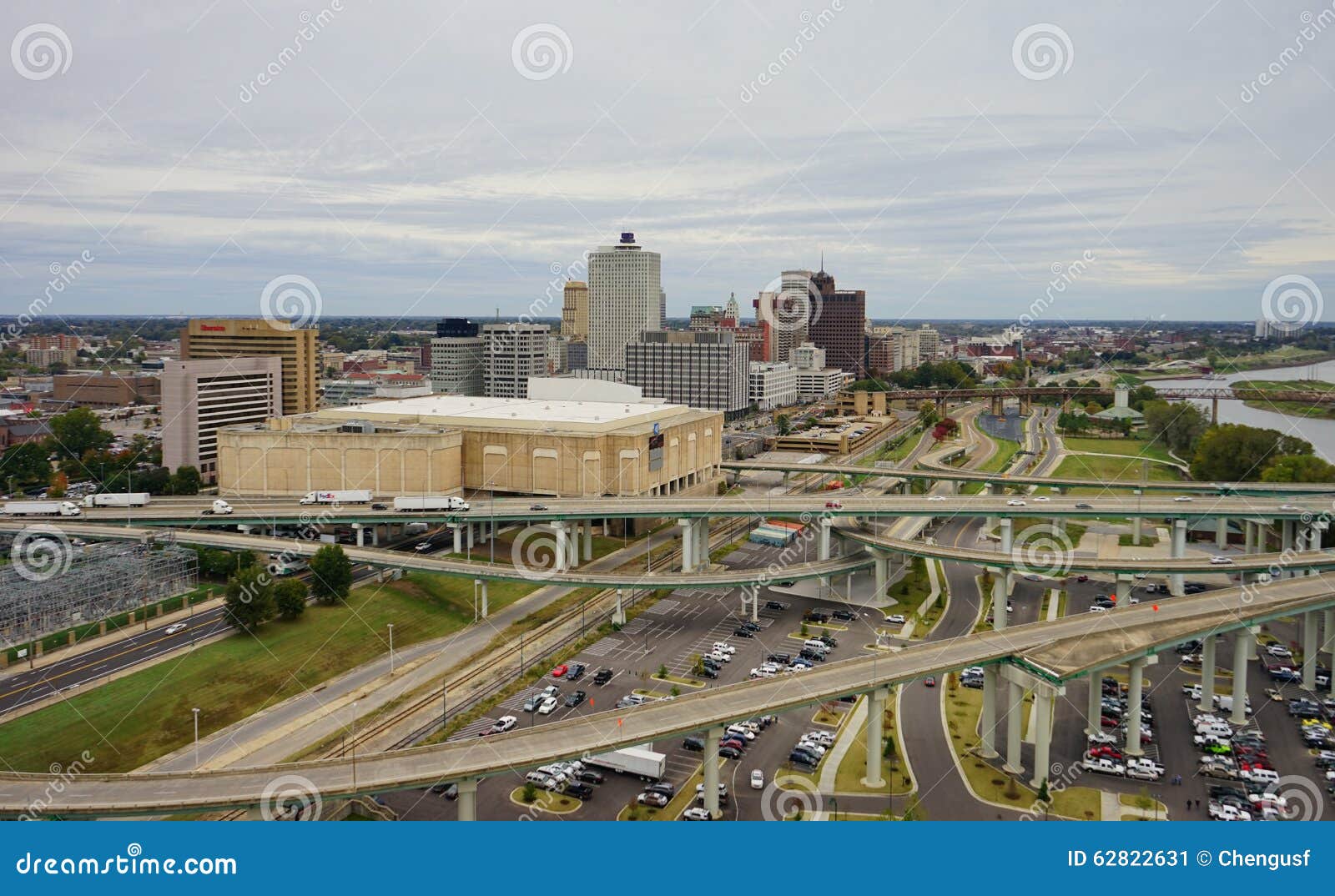 Highway in Memphis editorial photo. Image of busy, cityscape - 62822631