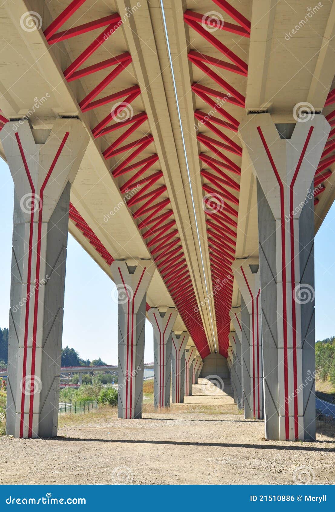 Highway Motorway Construction Stock Photo - Image of build, view: 21510886