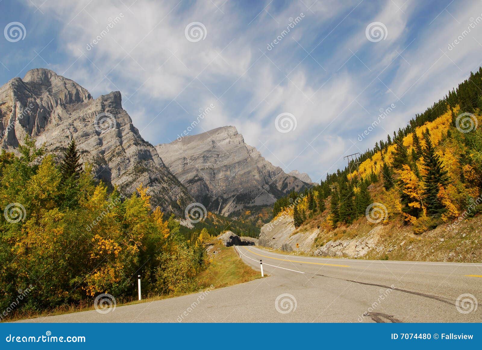 Highway in mountains stock photo. Image of forest, hills - 7074480