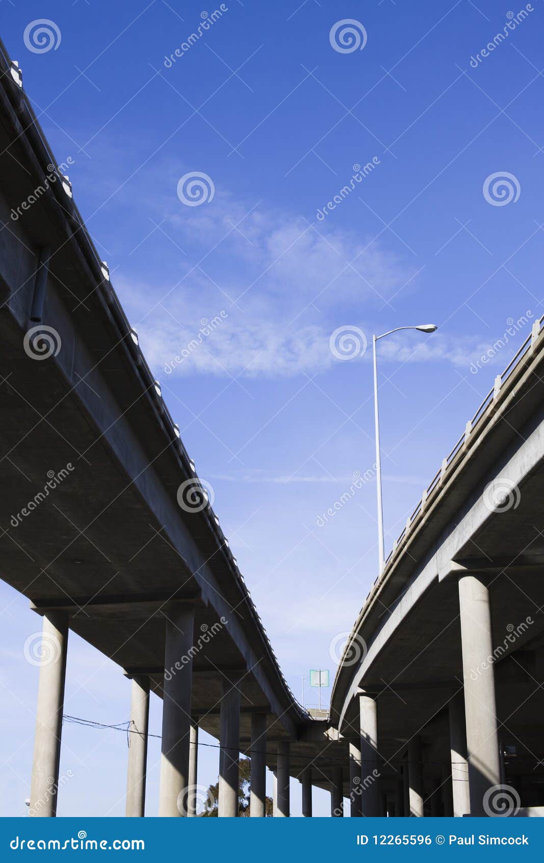 Highway Overpass stock photo. Image of daytime, highway - 12265596