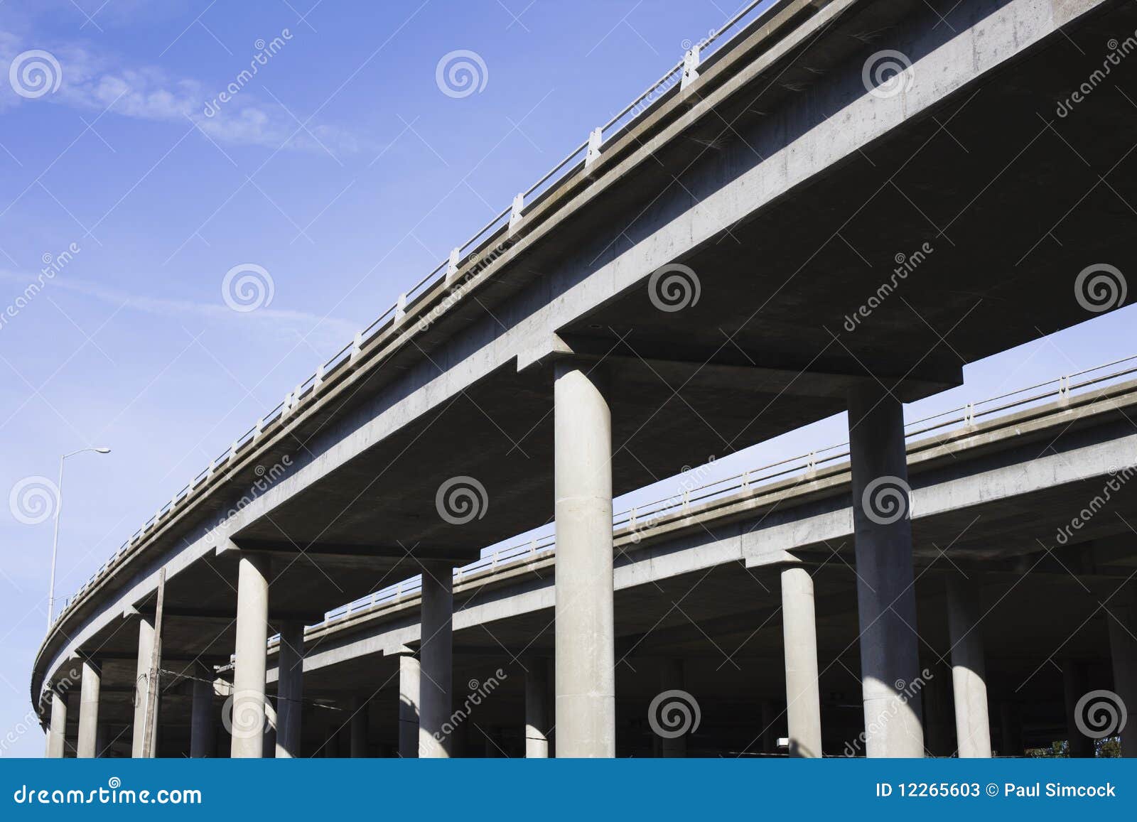 Highway Overpass stock image. Image of highway, parallel - 12265603