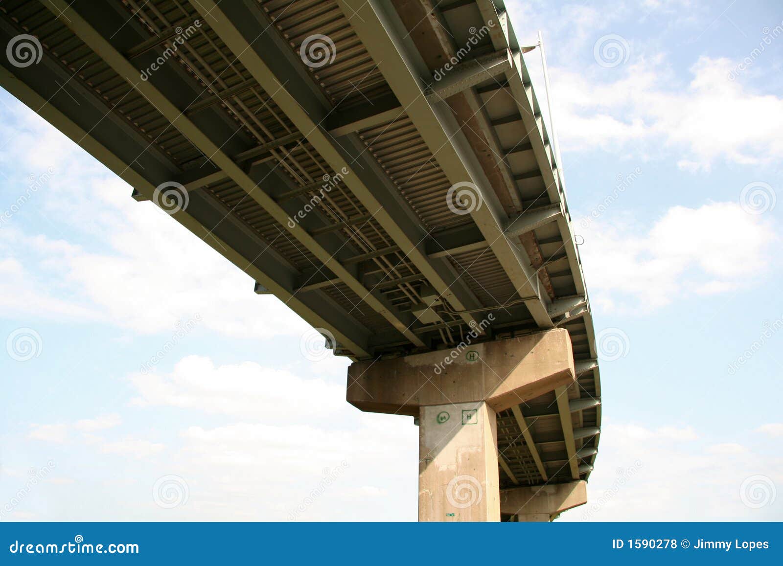 Highway Overpass stock photo. Image of trip, winding, country - 1590278