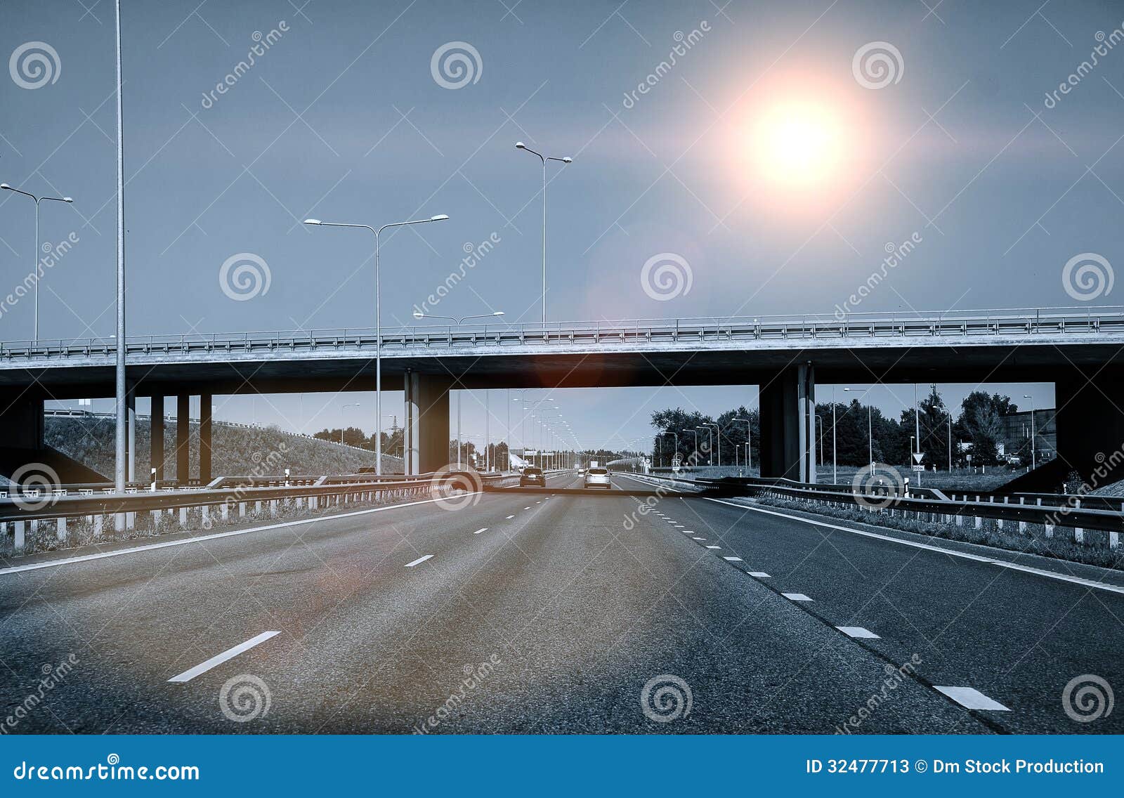 Highway stock image. Image of roadway, fast, concrete - 32477713