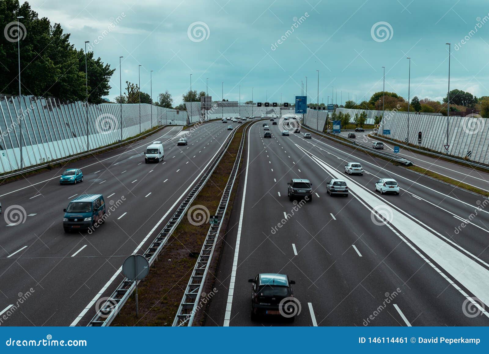 Highway Ring A10 Amsterdam editorial photo. Image of blurred - 146114461