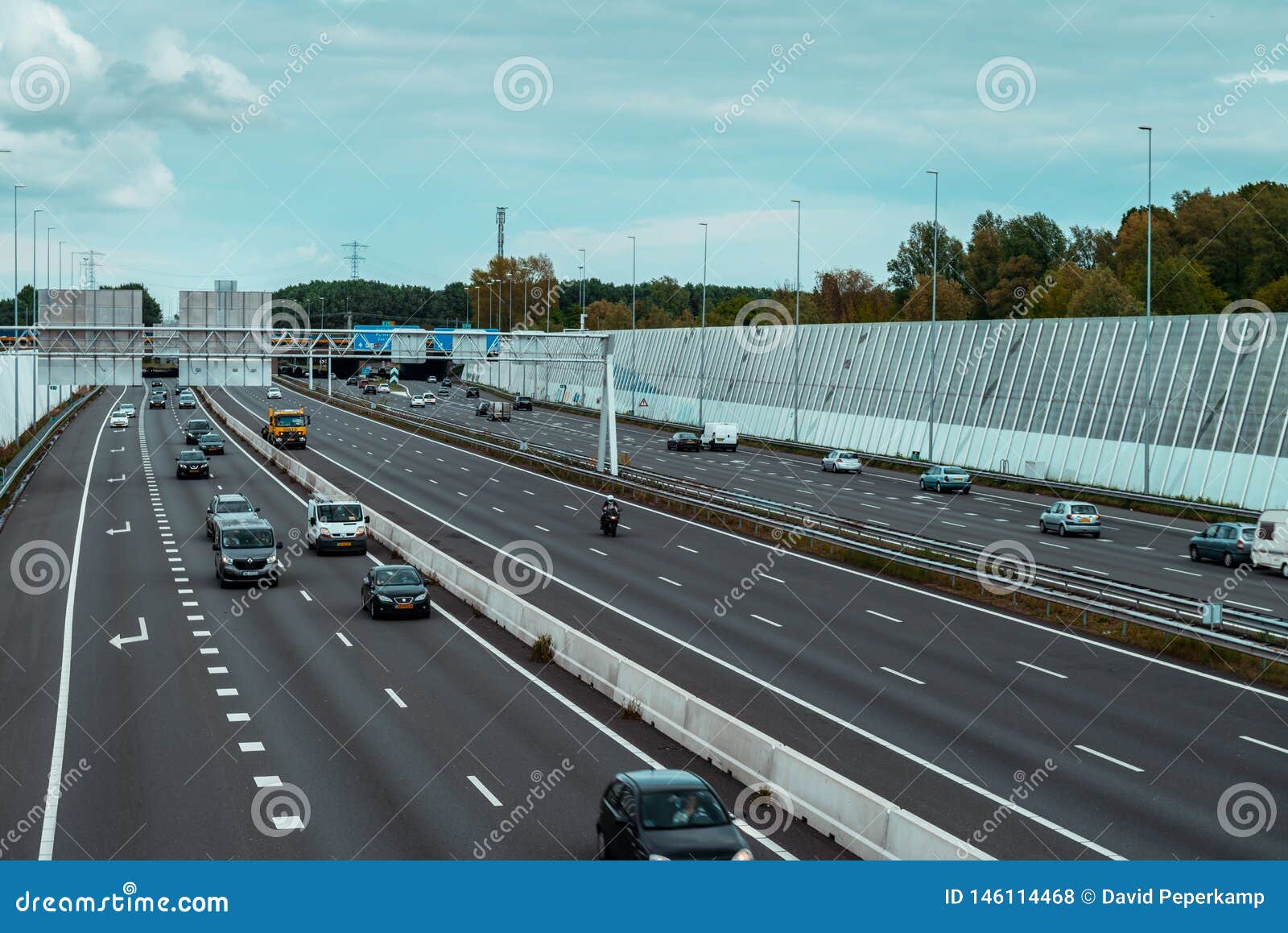 Highway Ring A10 Amsterdam editorial stock photo. Image of bridge ...