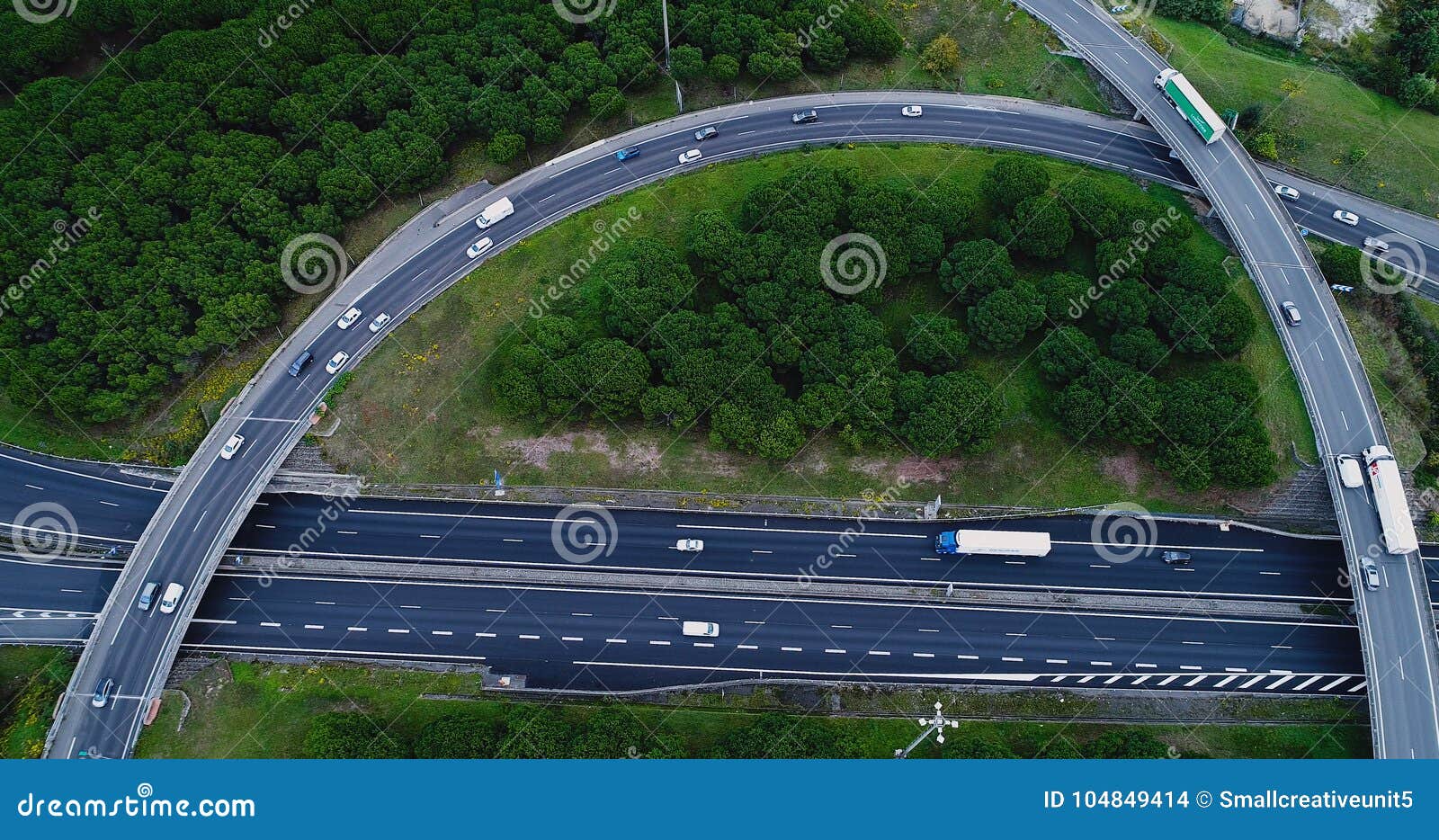 Highway and Road Interchange Stock Photo - Image of interchange ...