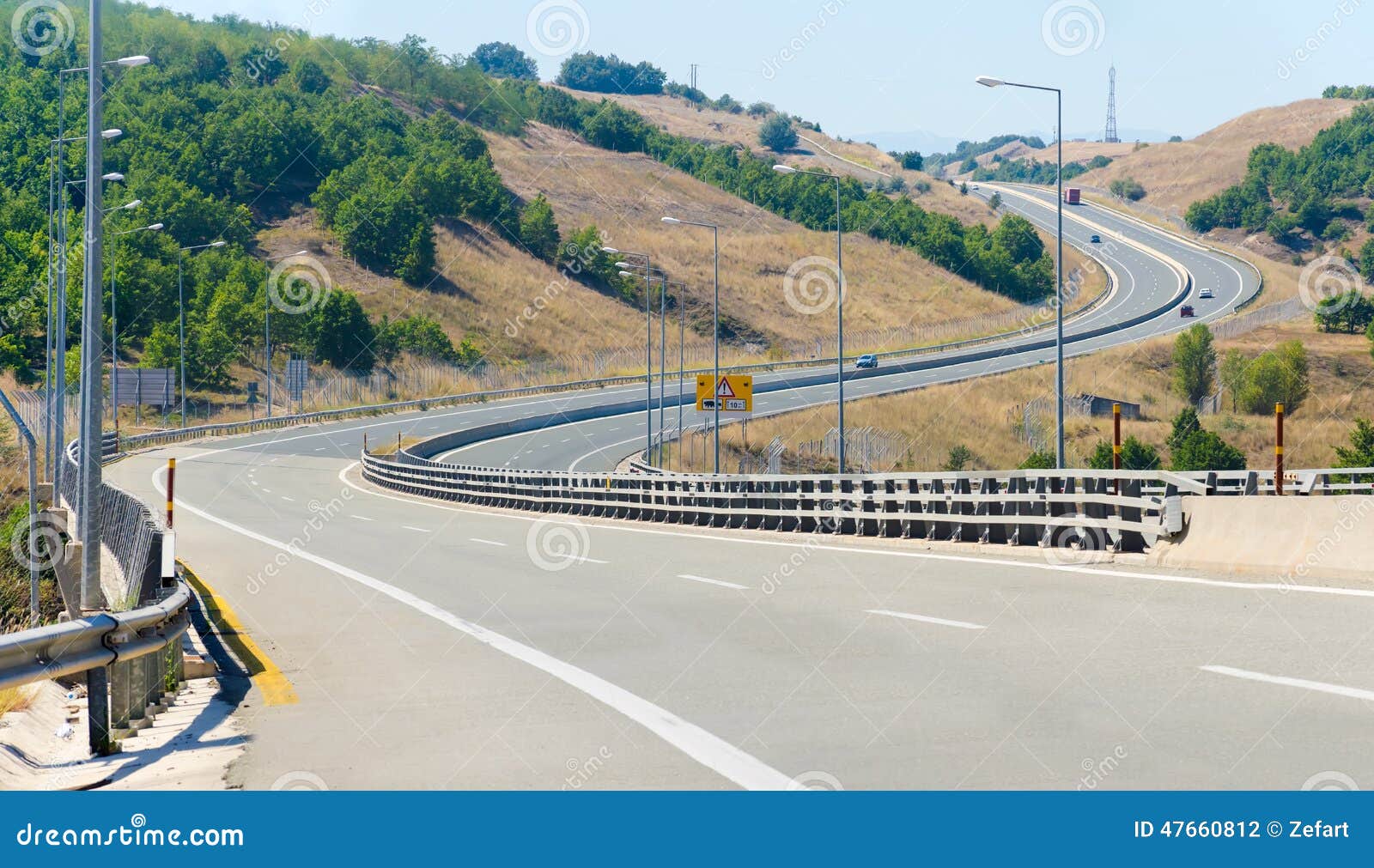 Highway road s curve stock photo. Image of move, road - 47660812