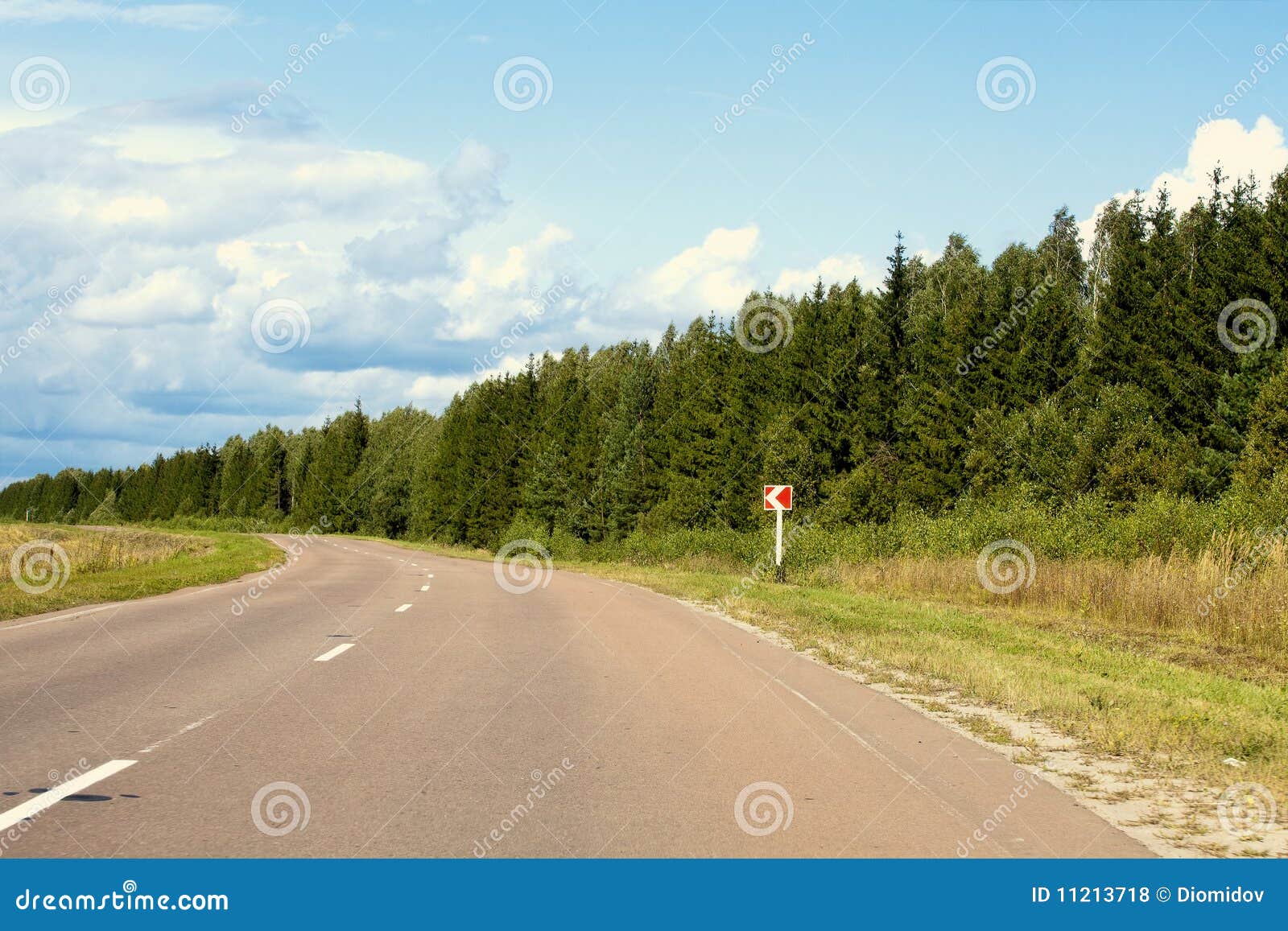 Highway Road on the Summer Trip Stock Photo - Image of bright ...