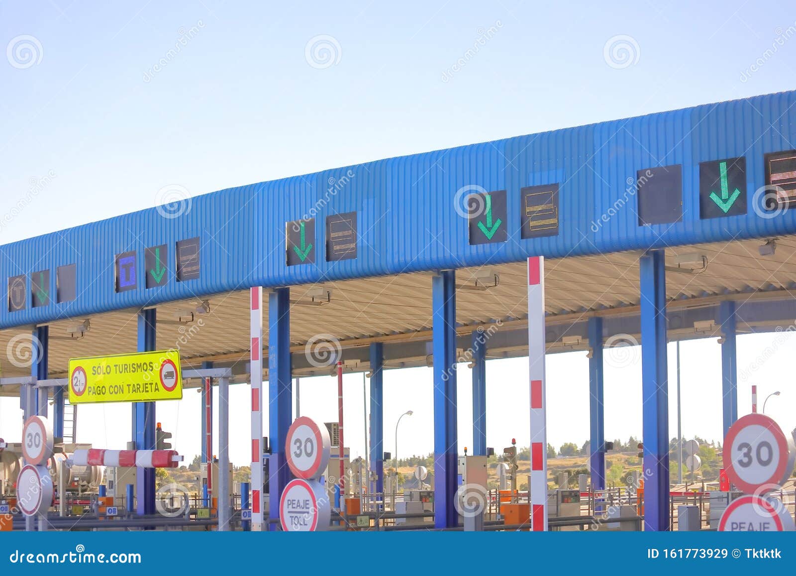 Toll Gate Editorial Photo | CartoonDealer.com #22428219