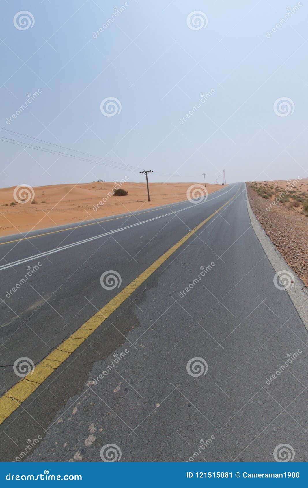 Highway Road between Two Arabian Cities Stock Image - Image of cities ...
