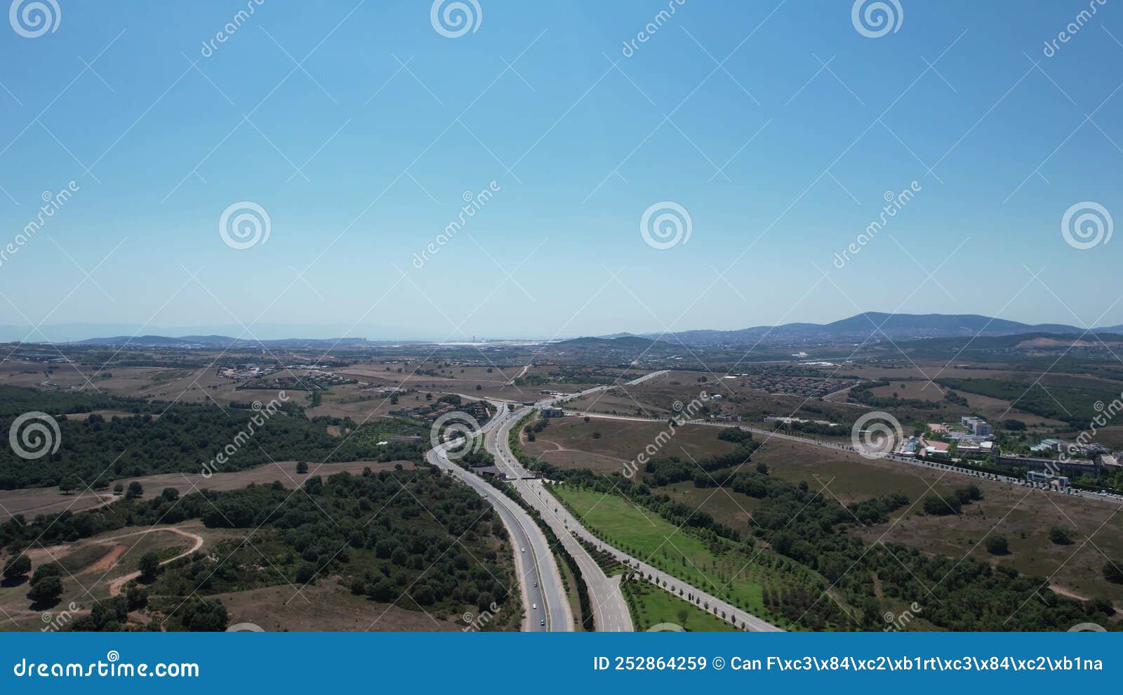 Aerial highway and rural stock video. Video of outdoor - 252864259