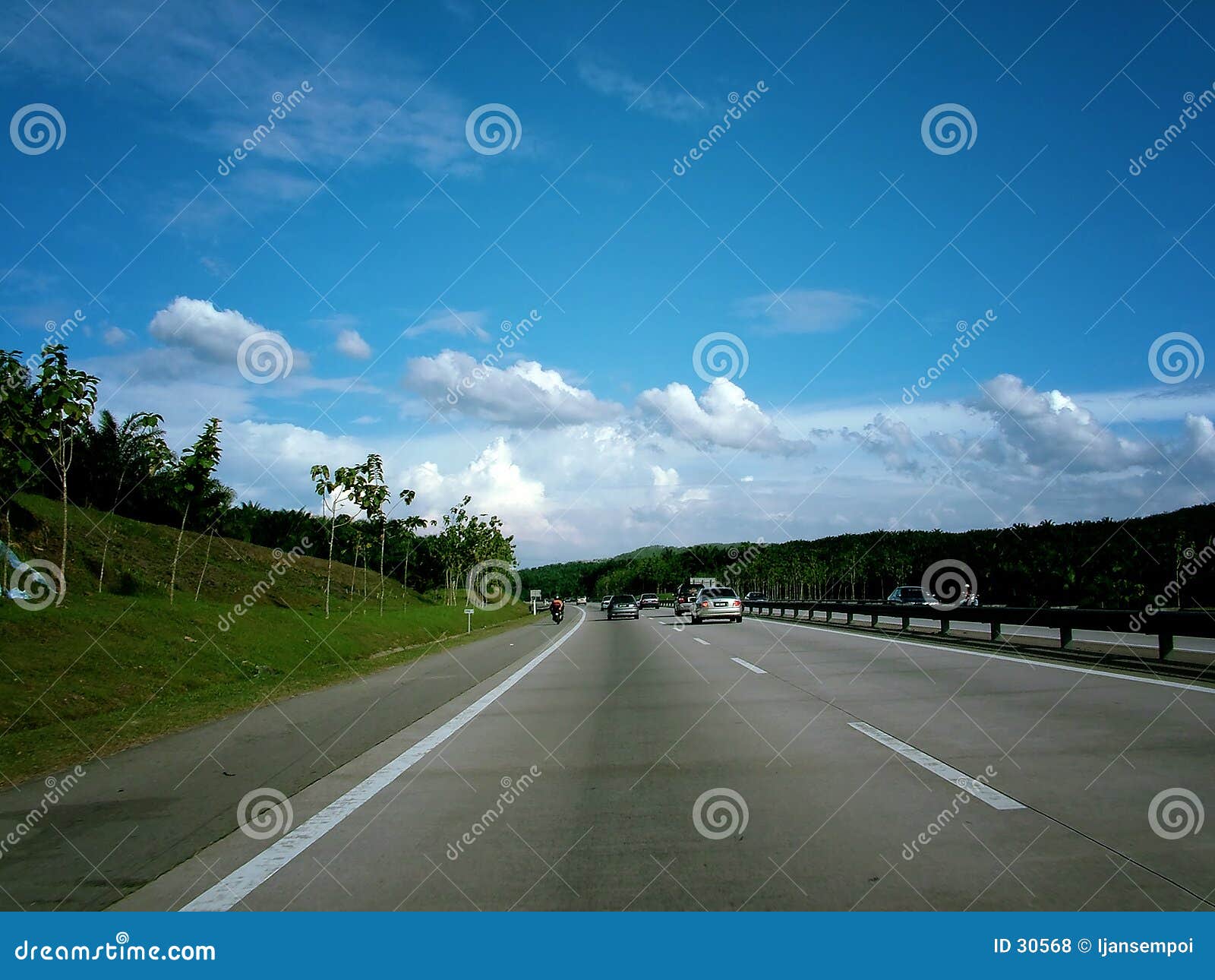 Highway scene stock photo. Image of lane, toll, freeway - 30568