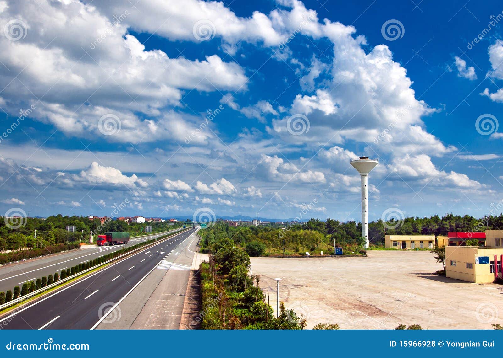 Highway Service Area stock photo. Image of area, high - 15966928