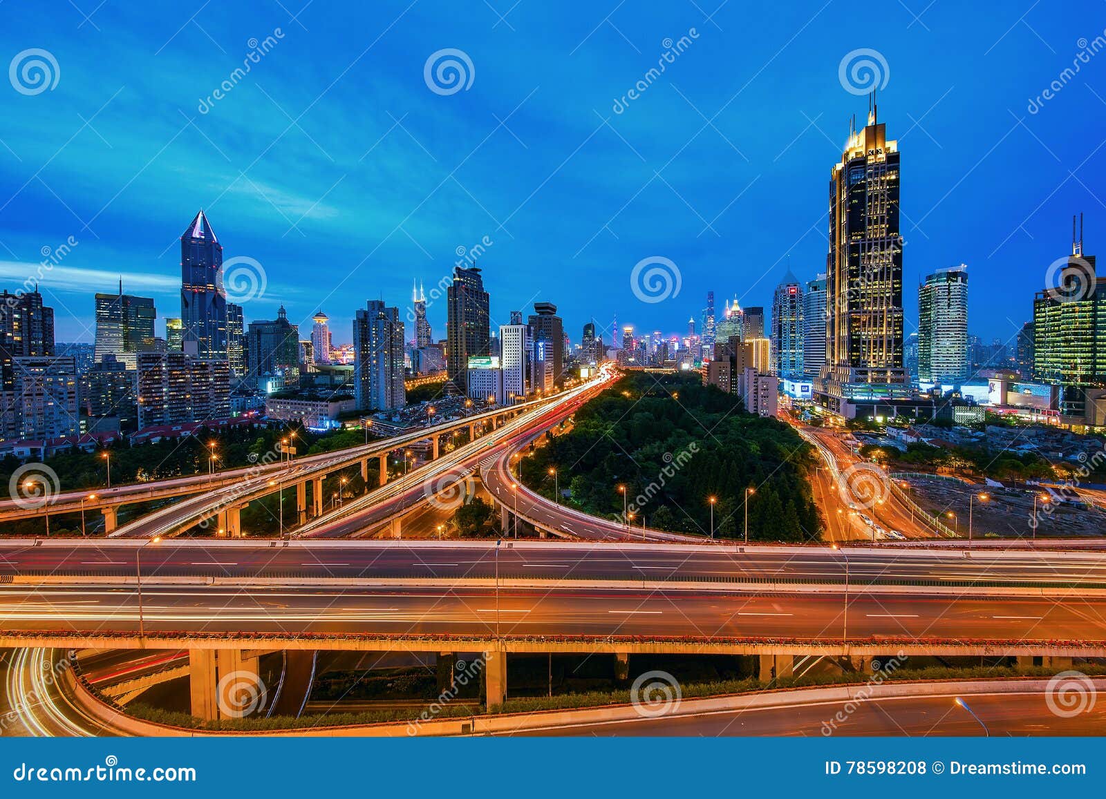 The highway editorial stock photo. Image of highway, shanghai - 78598208
