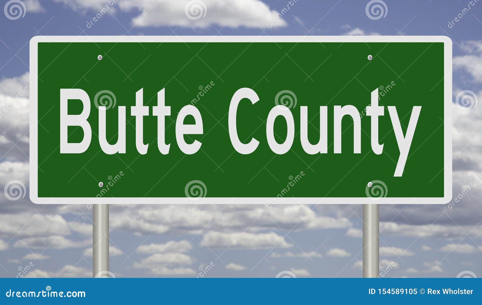 Map Of Box Butte County In Nebraska State On White Background. Single ...