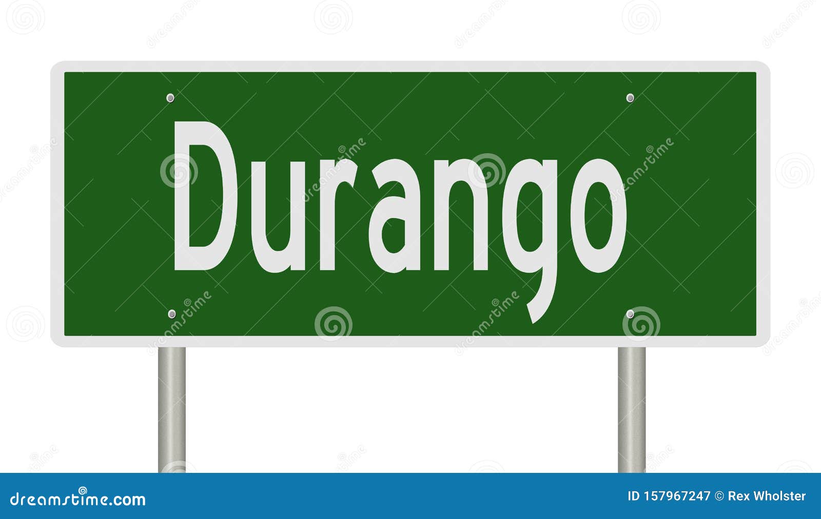 Durango, Colorado City Limit Sign. Town Sign From The USA. Stock Image ...