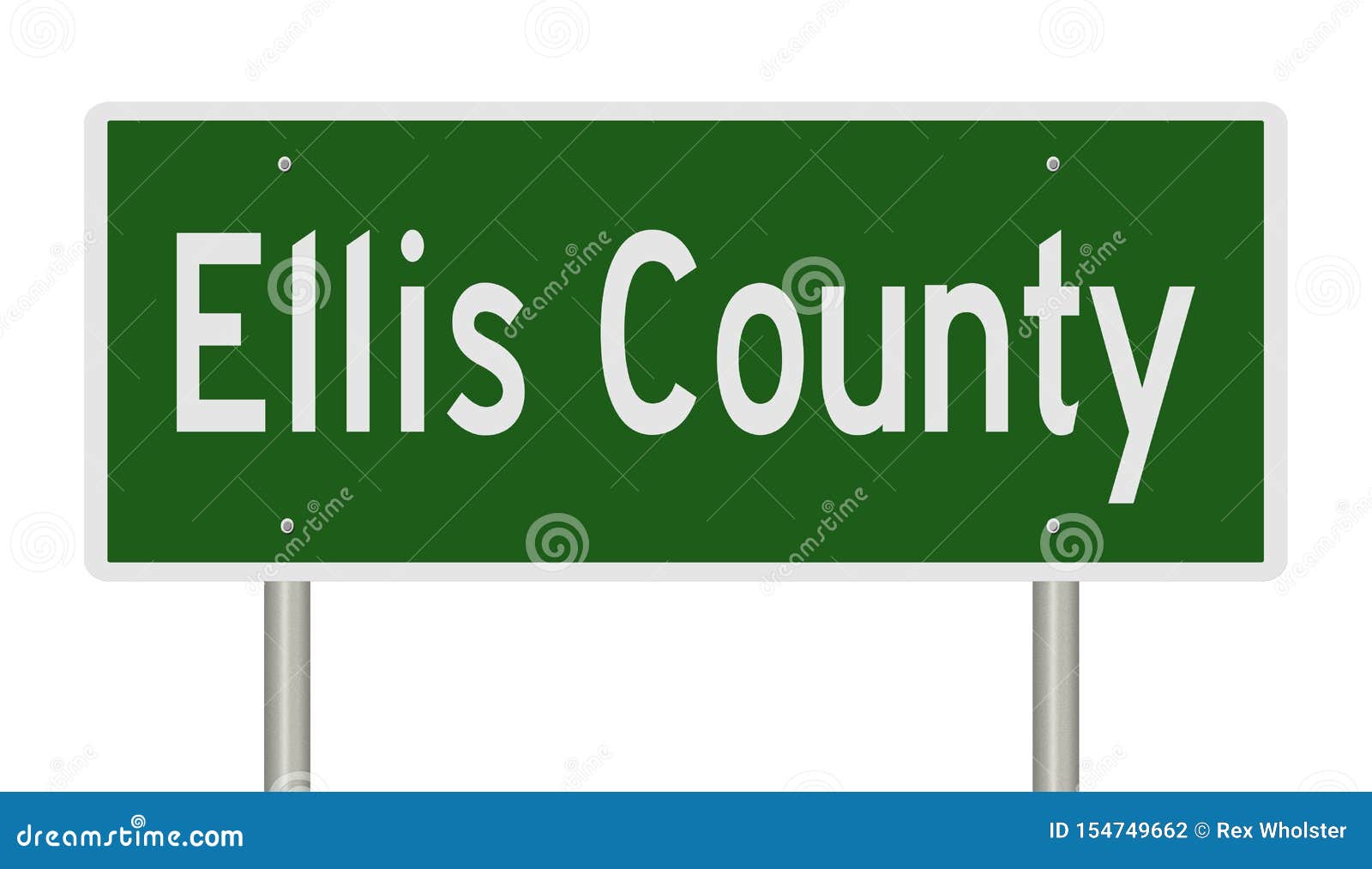 Map Of Ellis County In Texas Vector Illustration | CartoonDealer.com ...