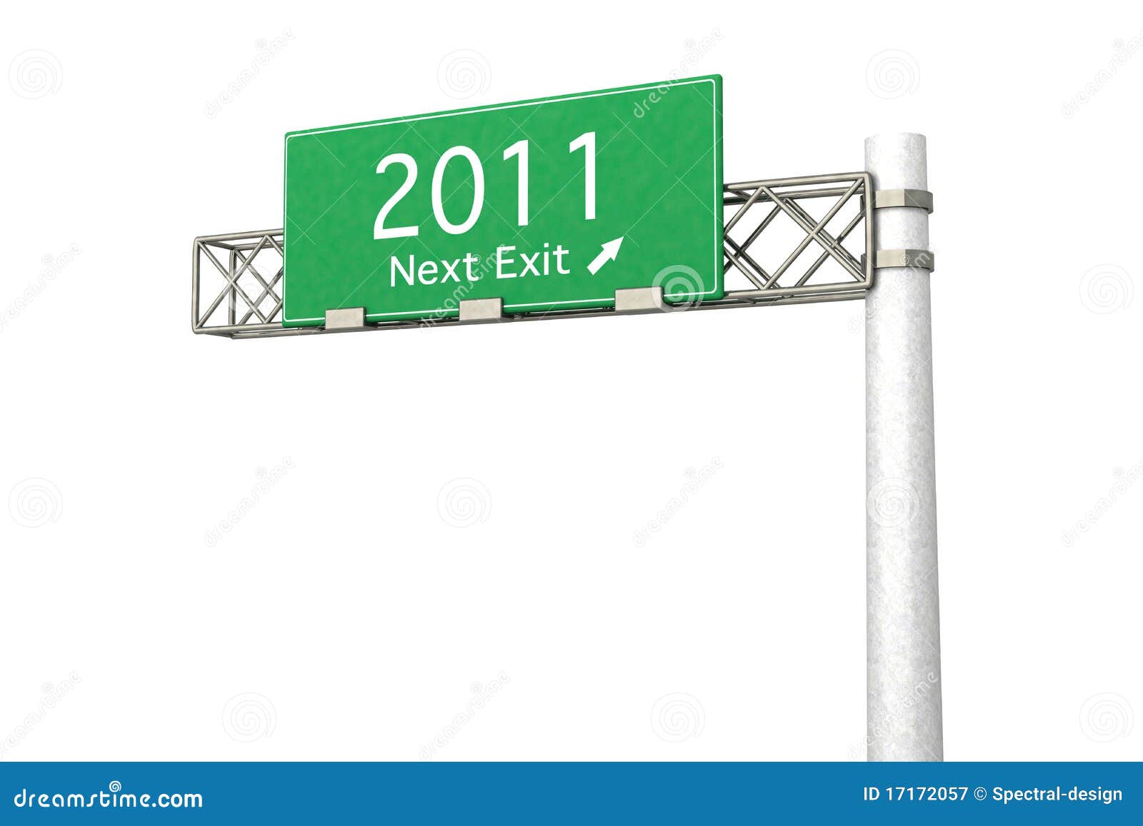 Highway Sign - Next Exit 2011 Stock Image - Image of guide, objective ...