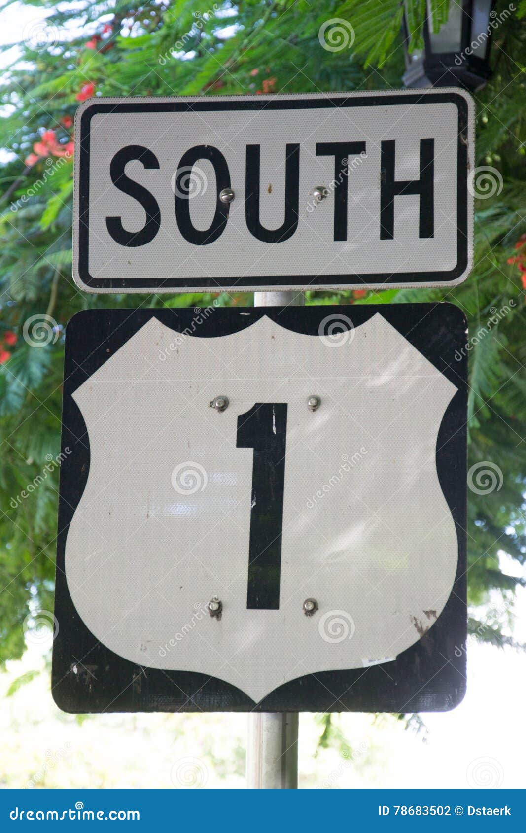 Highway 1 sign stock photo. Image of roadway, transportation - 78683502