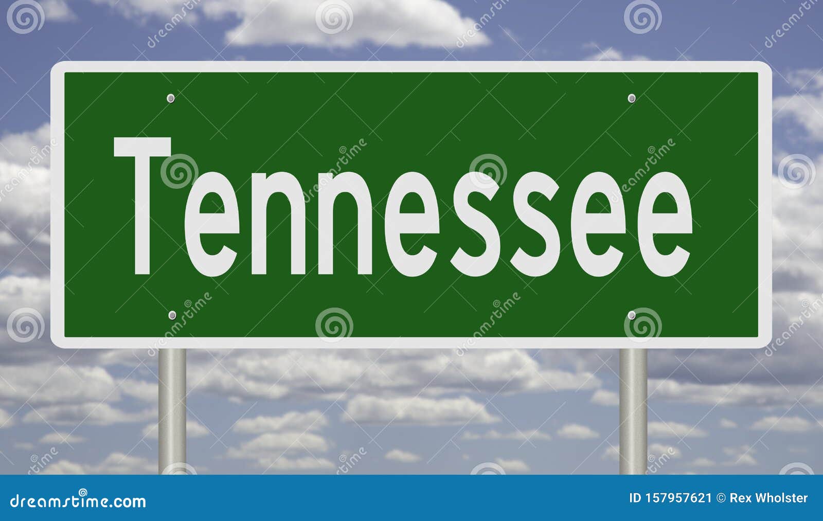 Highway sign for Tennessee stock illustration. Illustration of travel ...