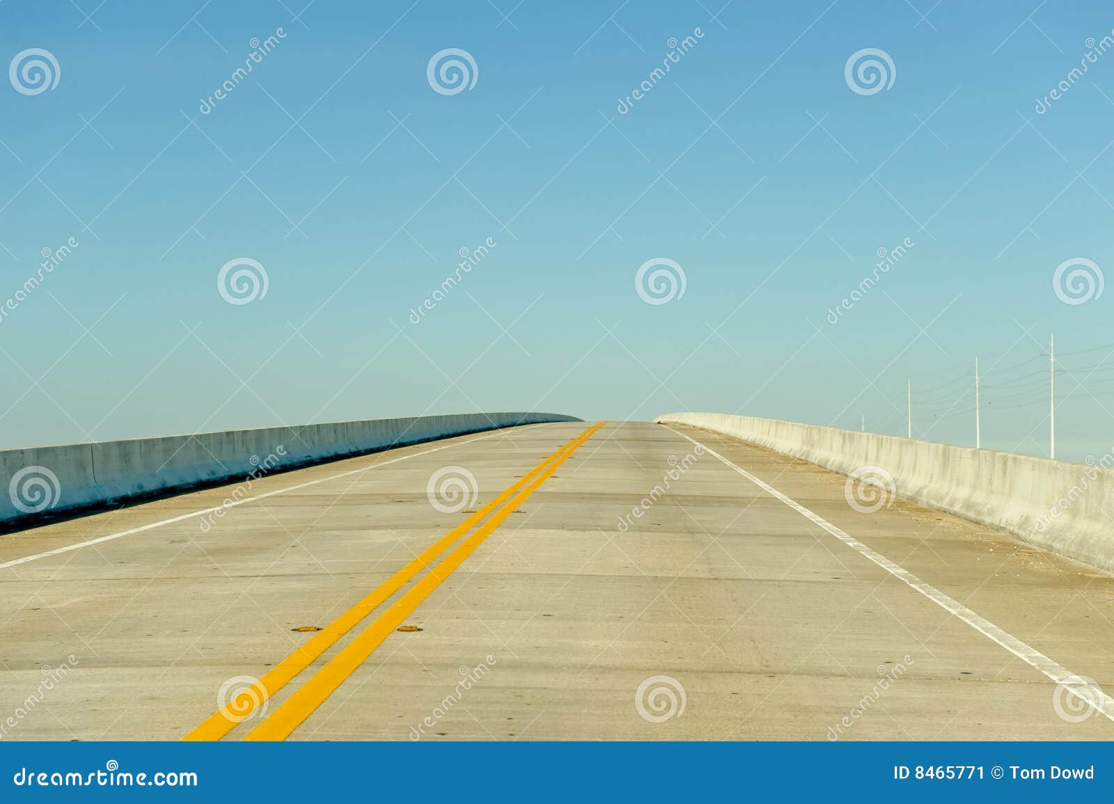 Highway and sky stock image. Image of highway, barriers - 8465771