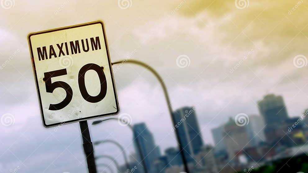 Highway speed sign stock image. Image of speeding, skyline - 5819629