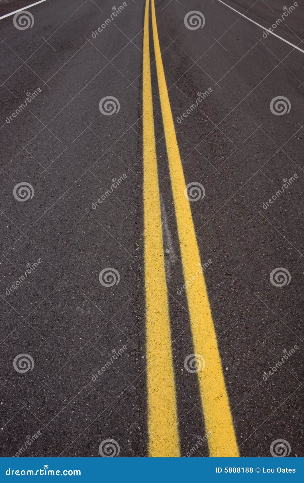 Highway stripe stock photo. Image of yellow, lane, road - 5808188