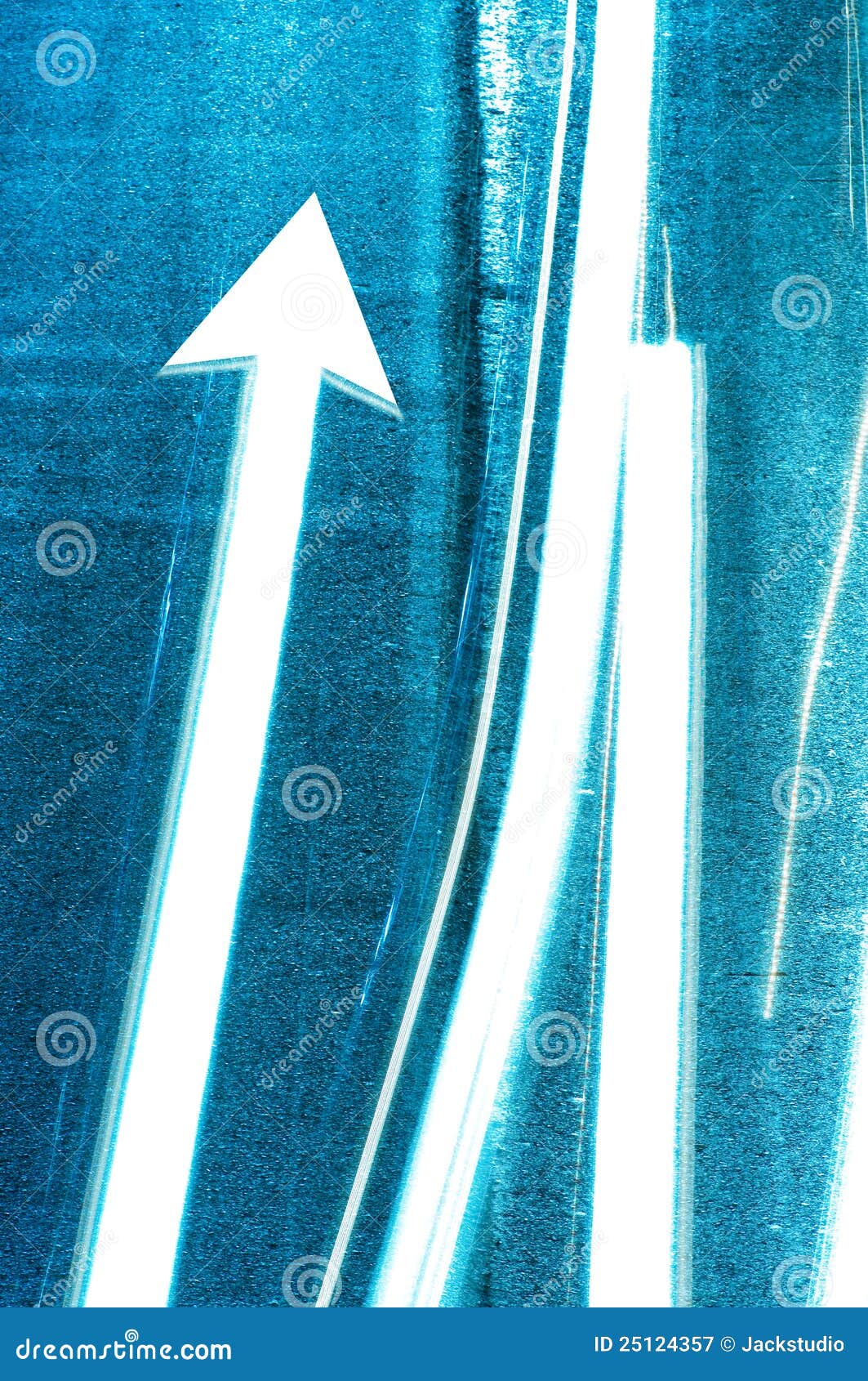 Highway Texture with Success, Blue Light Stock Image - Image of grainy ...