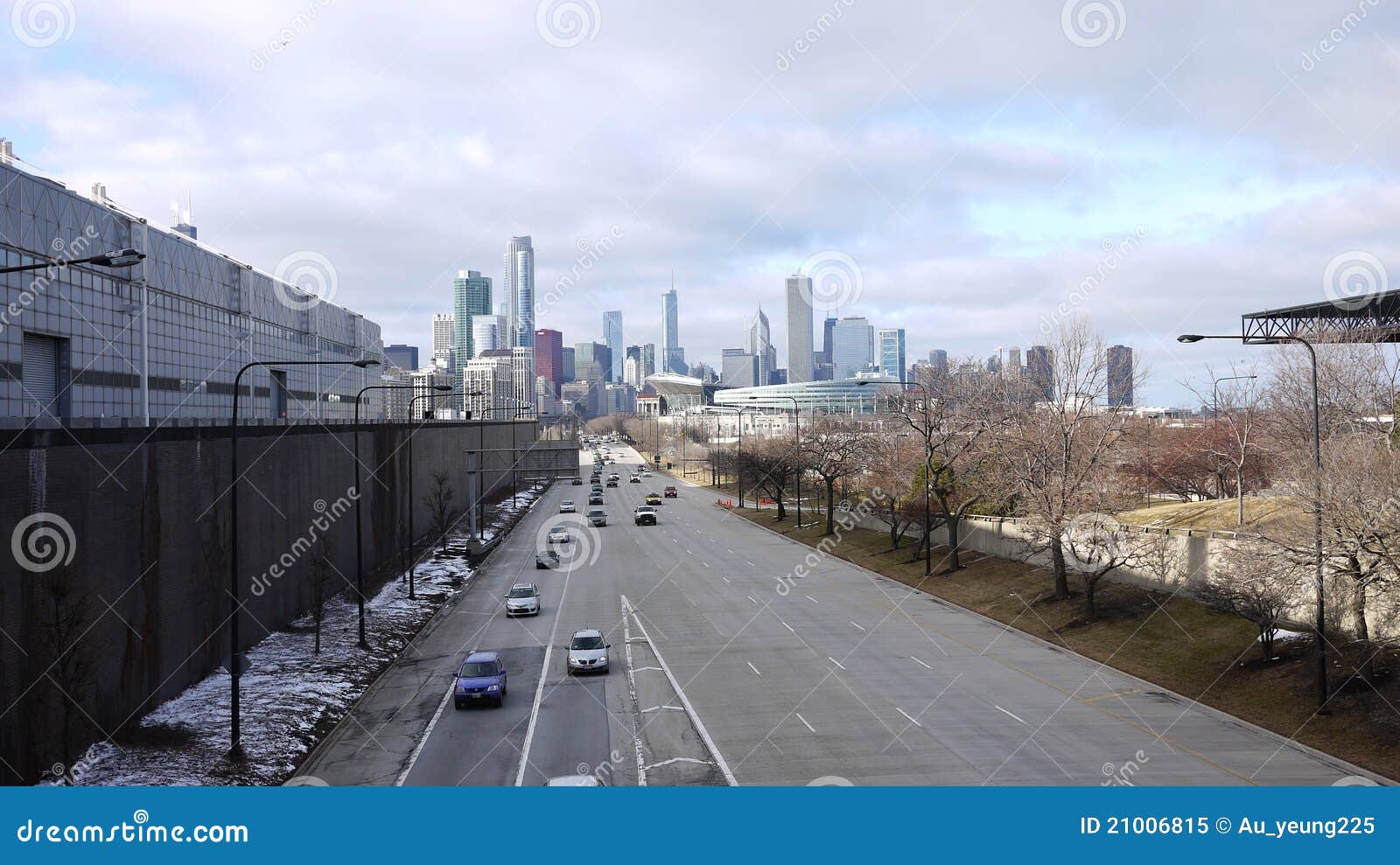 Highway to chicago editorial image. Image of international - 21006815