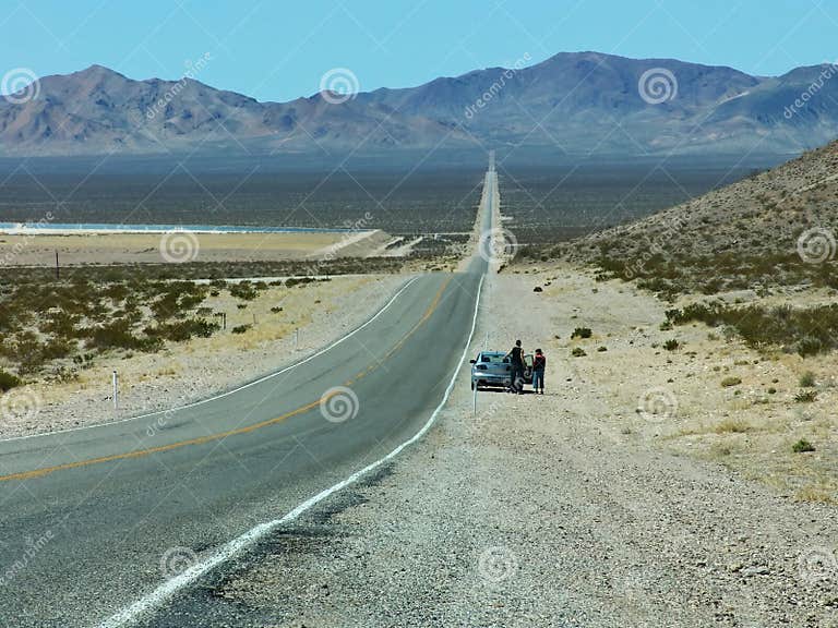 Highway to Nowhere stock photo. Image of dividing, direction - 3594400