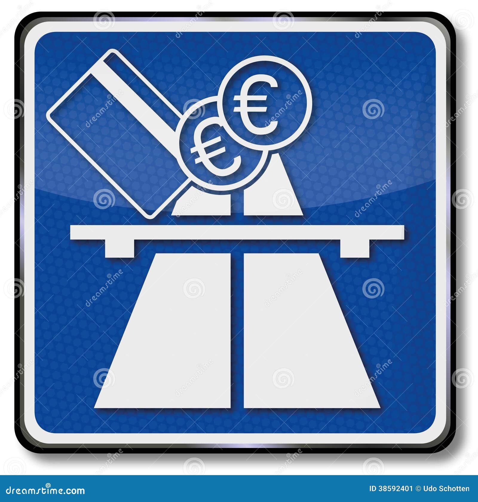 Toll Road Transparent Icon. Toll Road Symbol Design From Maps An Vector ...