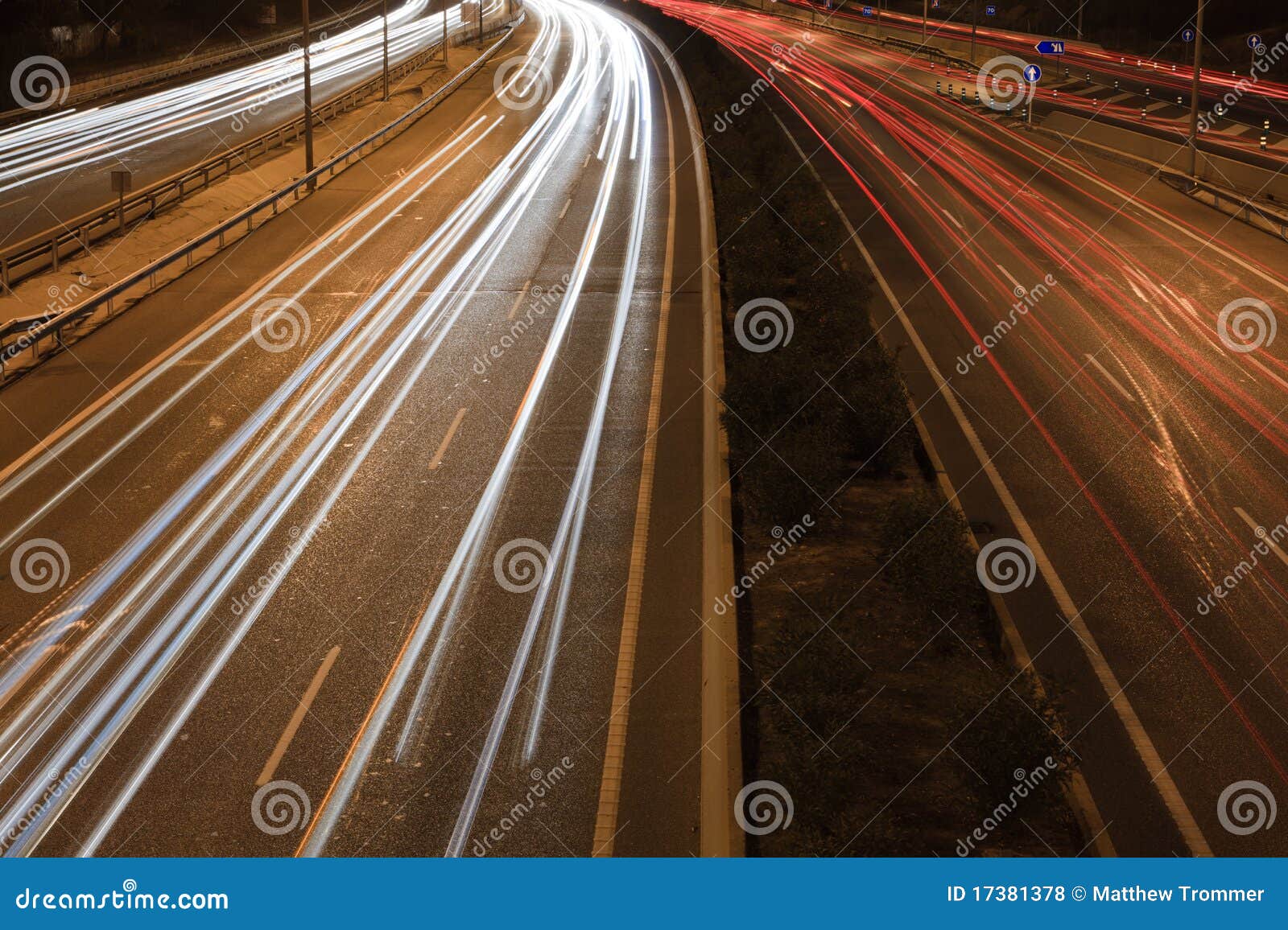 Highway Traffic stock photo. Image of highway, motion - 17381378