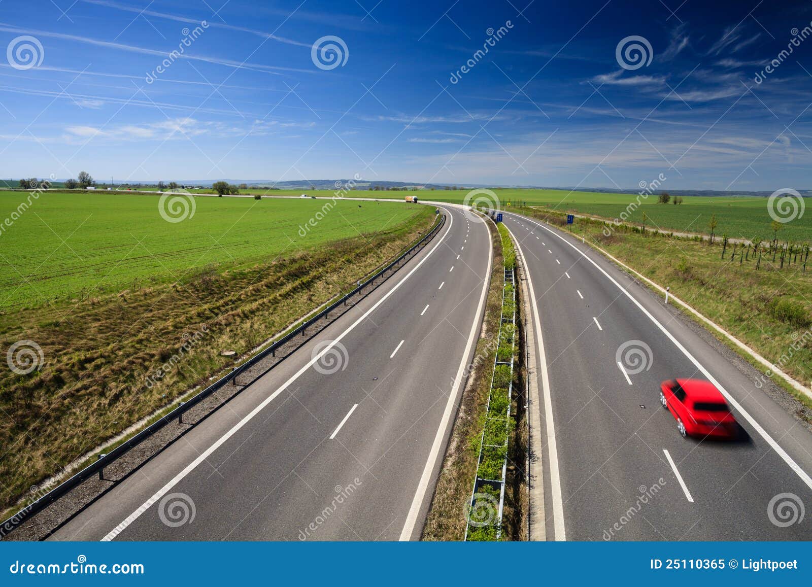 Highway traffic stock image. Image of high, direction - 25110365