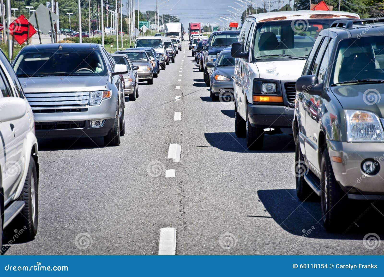 Two Lane Road Traffic