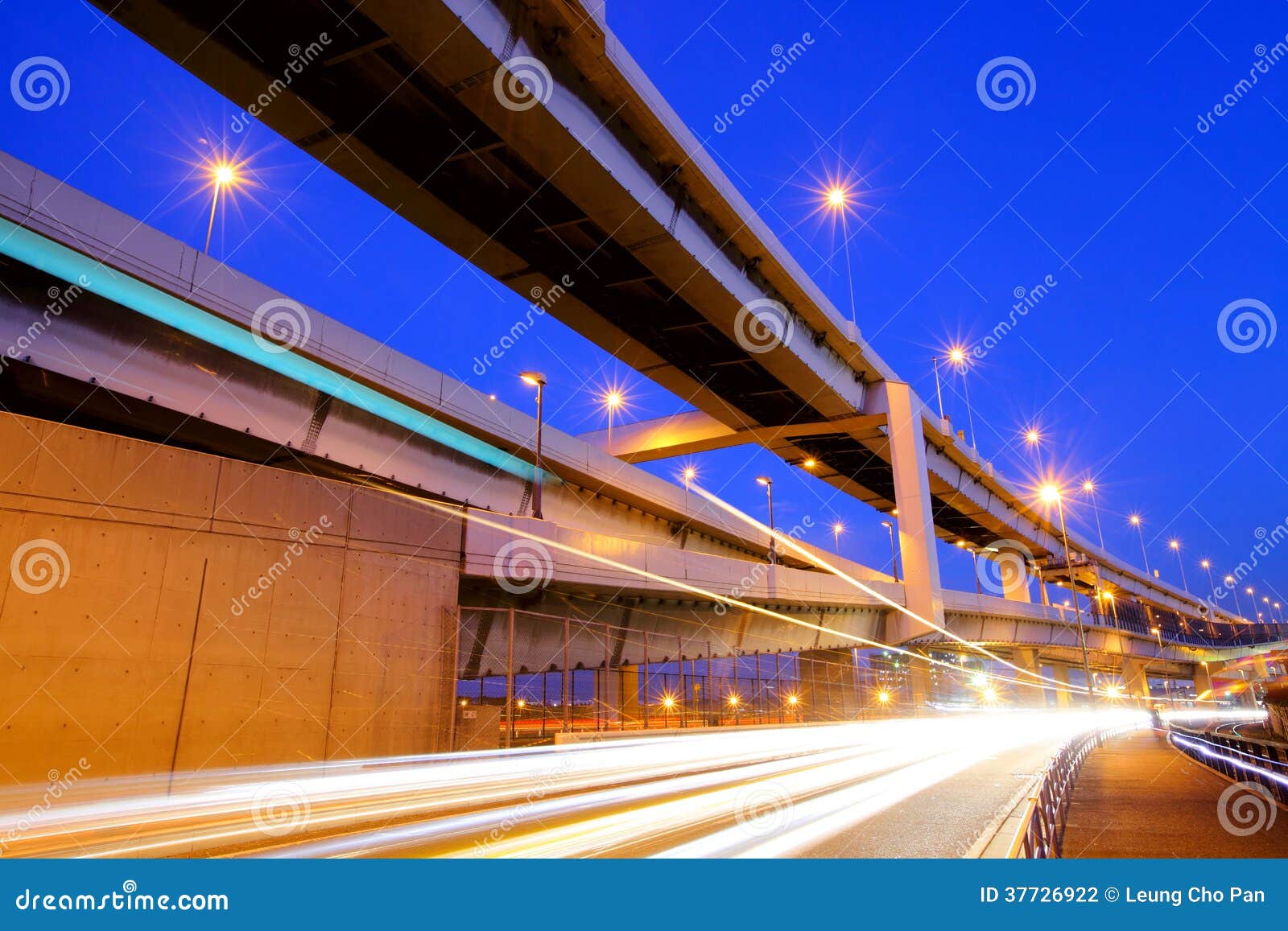 Highway with traffic light stock photo. Image of highway - 37726922