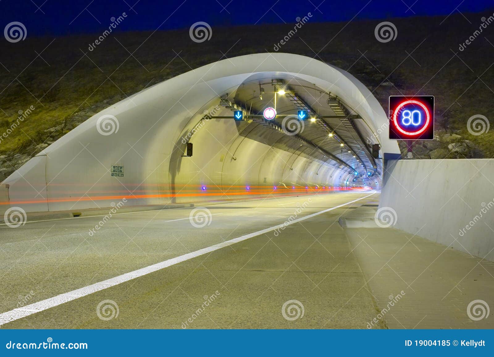 Highway tunnel stock image. Image of architecture, footway - 19004185