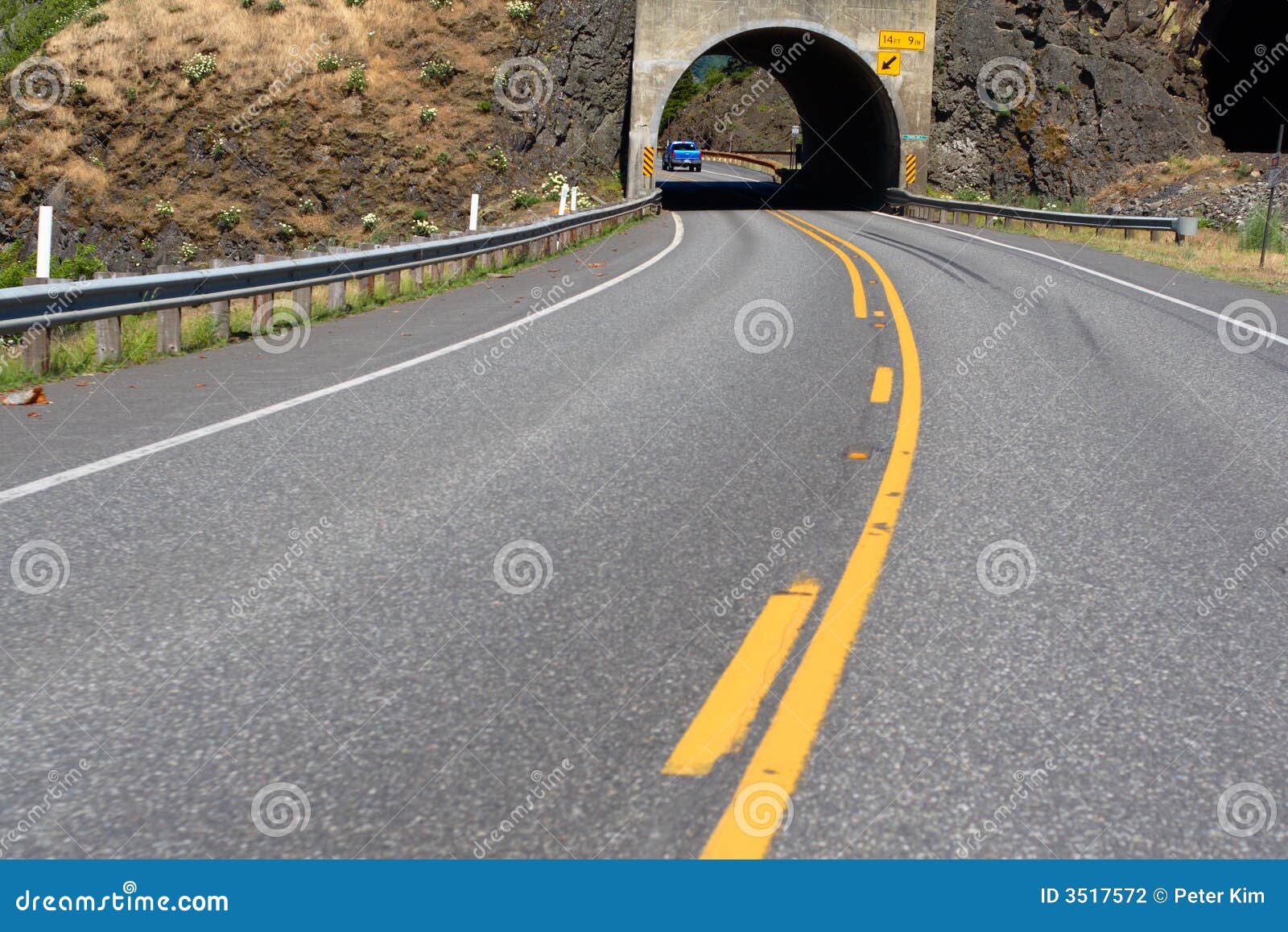 Highway Tunnel stock photo. Image of tunnel, destination - 3517572