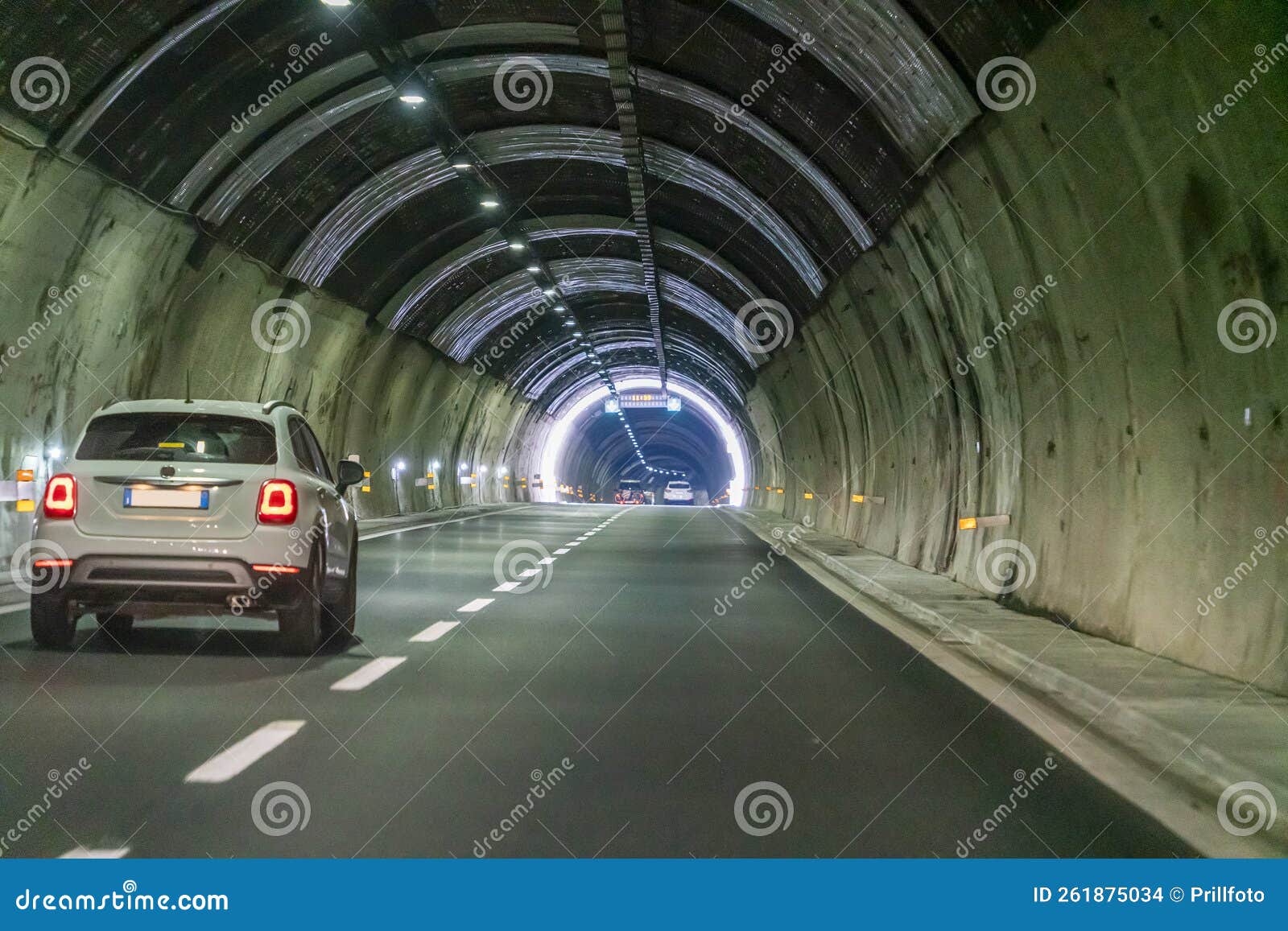 Highway tunnel stock photo. Image of highway, rapid - 261875034