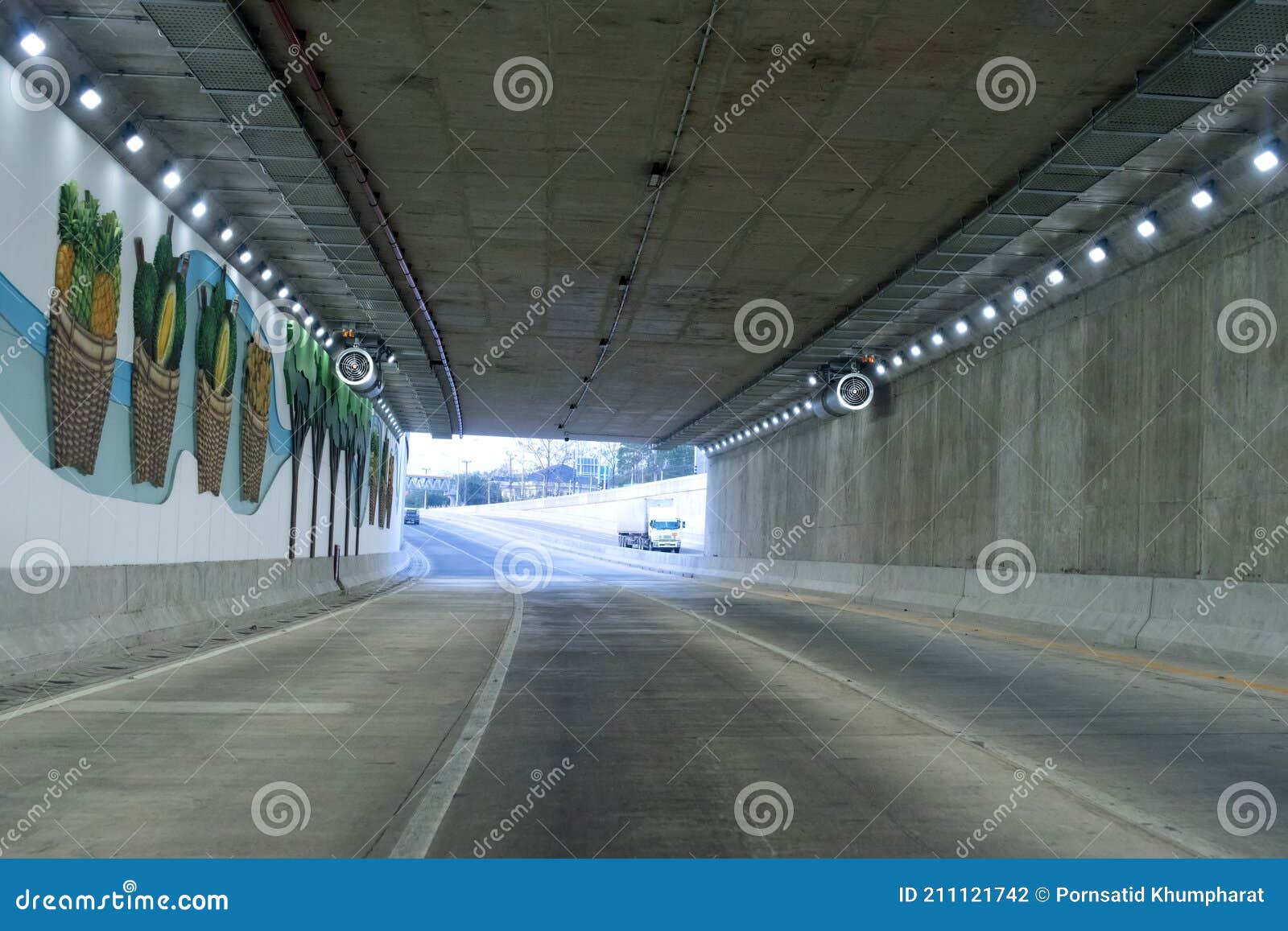 Highway Tunnel in Thailand Underpass To Solve Intersection Problems ...