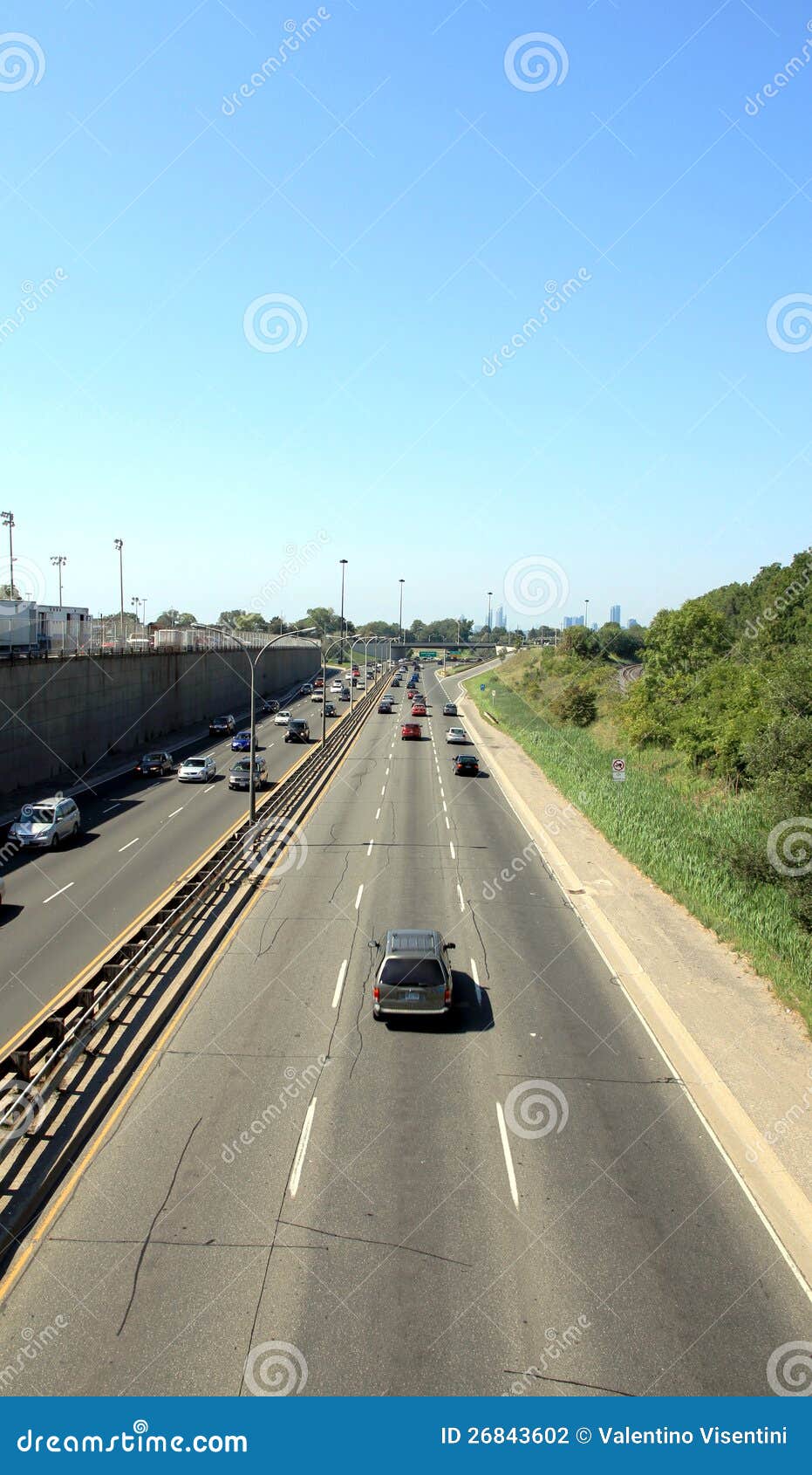 Highway View stock photo. Image of highway, field, nature - 26843602