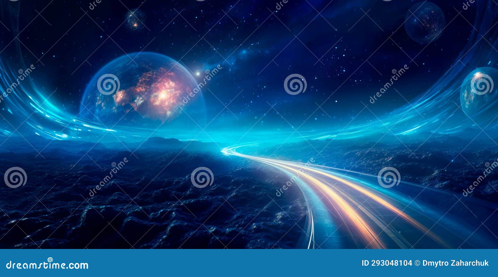 Highway Winding through Space, Connecting Distant Star Systems and ...