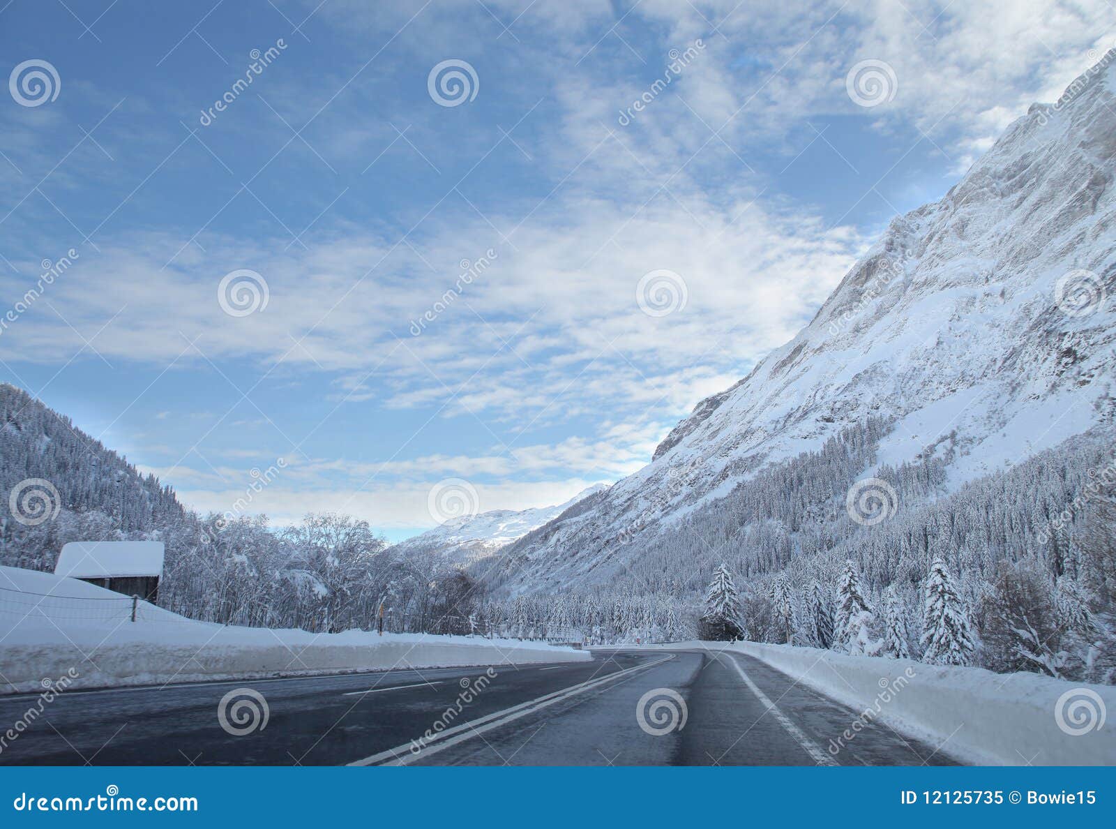 Highway in winter time stock image. Image of wheel, trip - 12125735