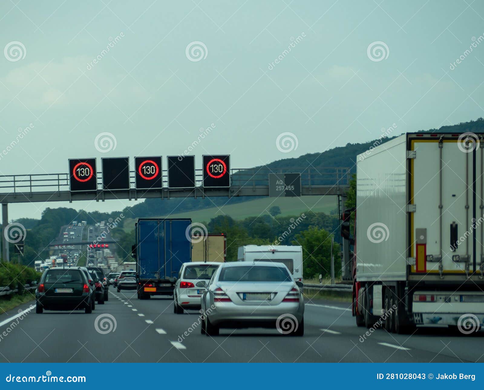 Highways are Congested with Traffic. Stock Image - Image of ...