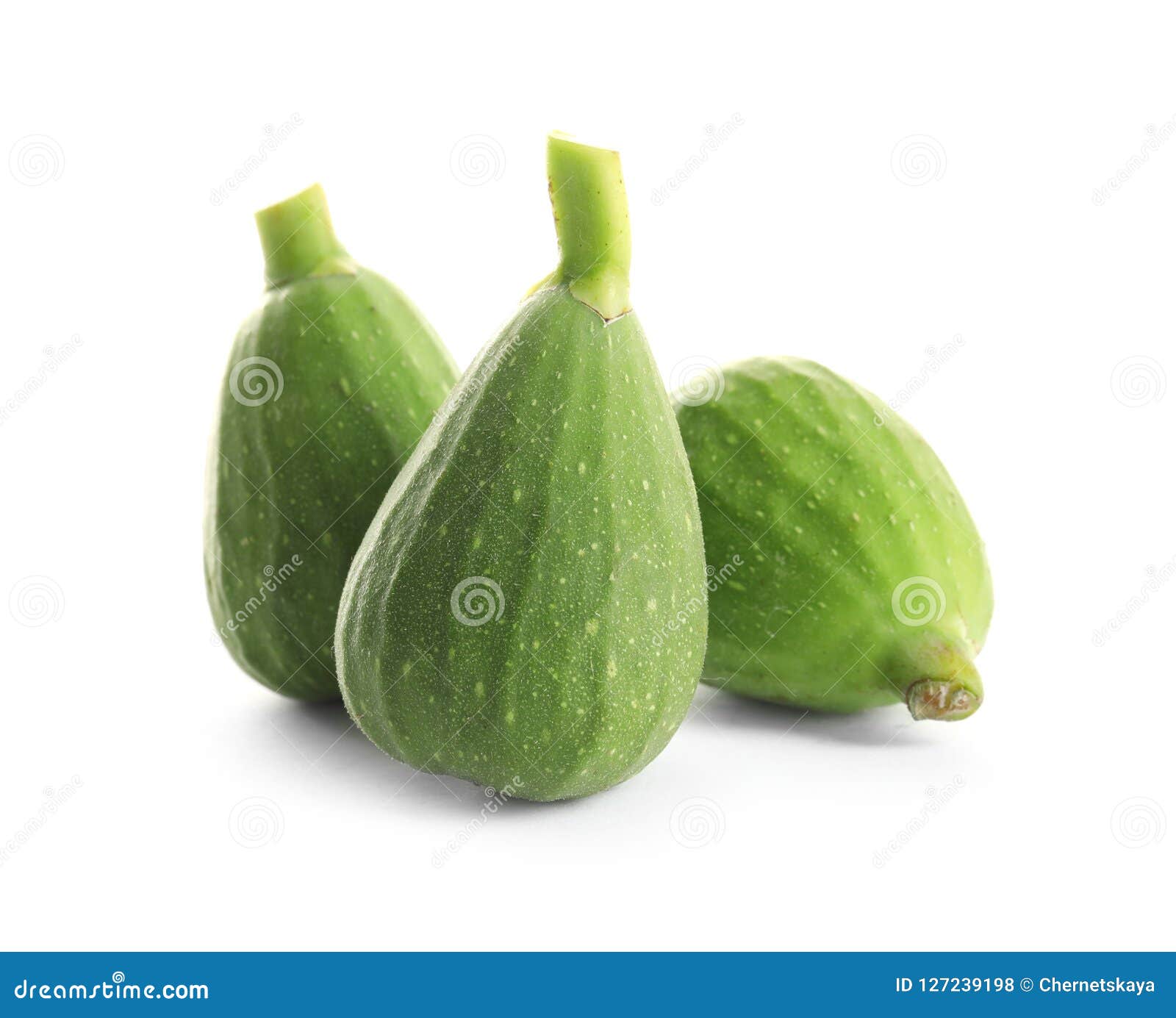 Higos Verdes Maduros Enteros Foto de archivo - Imagen de vegetariano ...