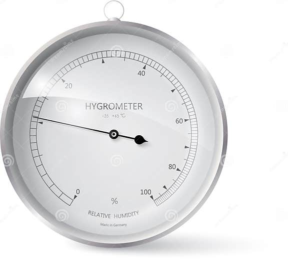 Higrómetro ilustración del vector. Ilustración de detalle - 31221285