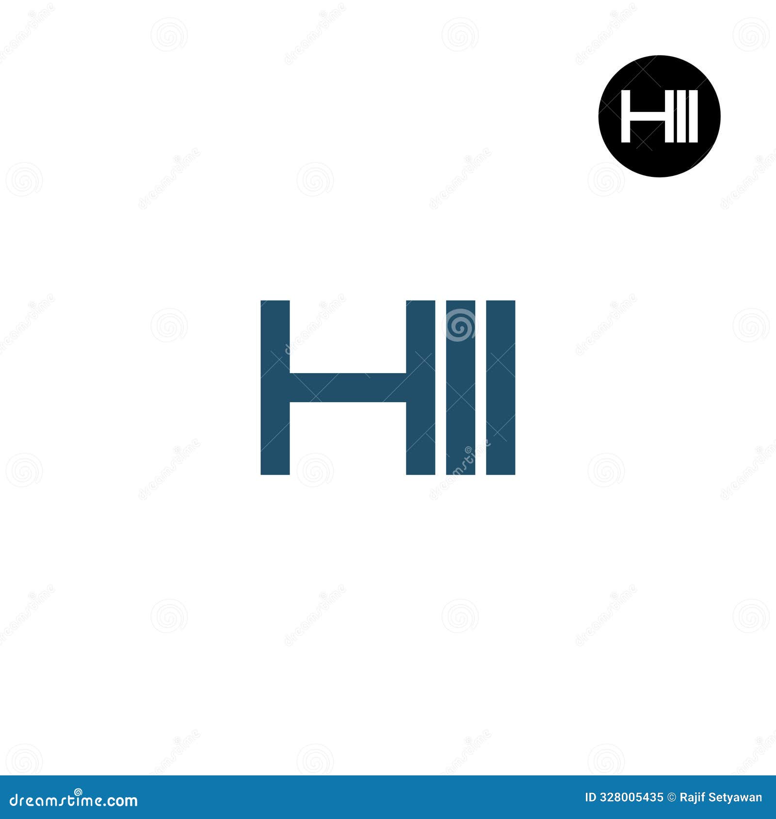 HII Logo Letter Monogram Design Stock Vector - Illustration of initial ...