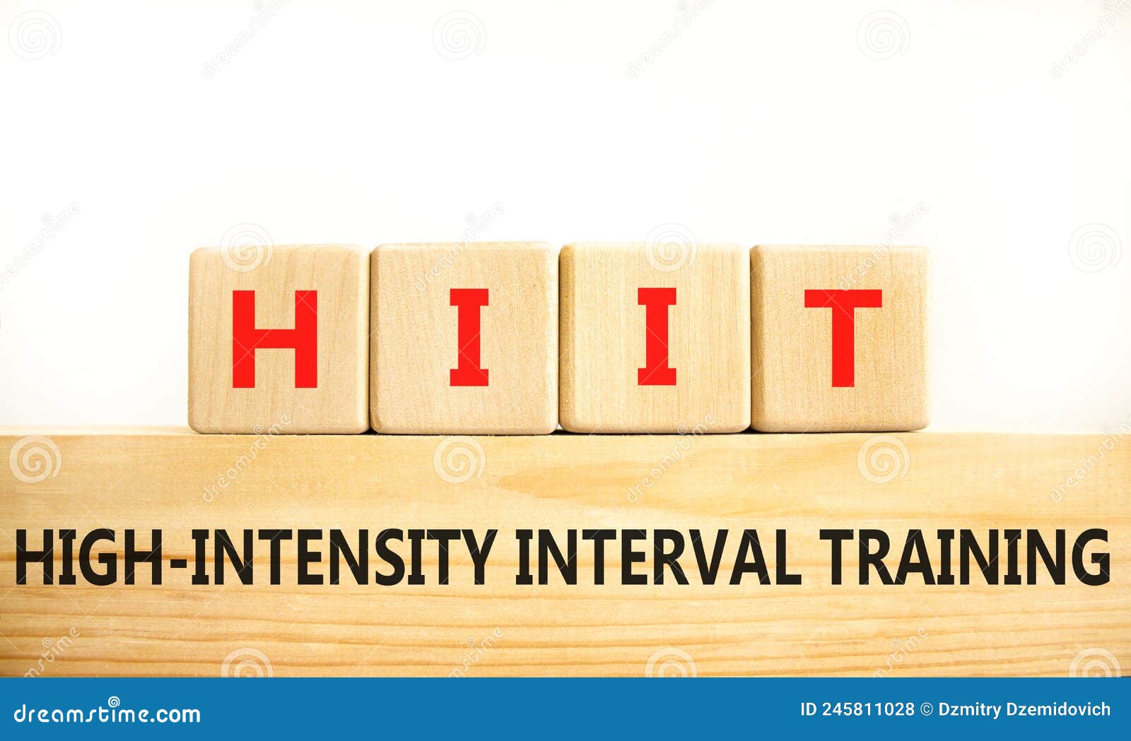 HIIT High-intensity Interval Training Symbol. Concept Words HIIT High ...