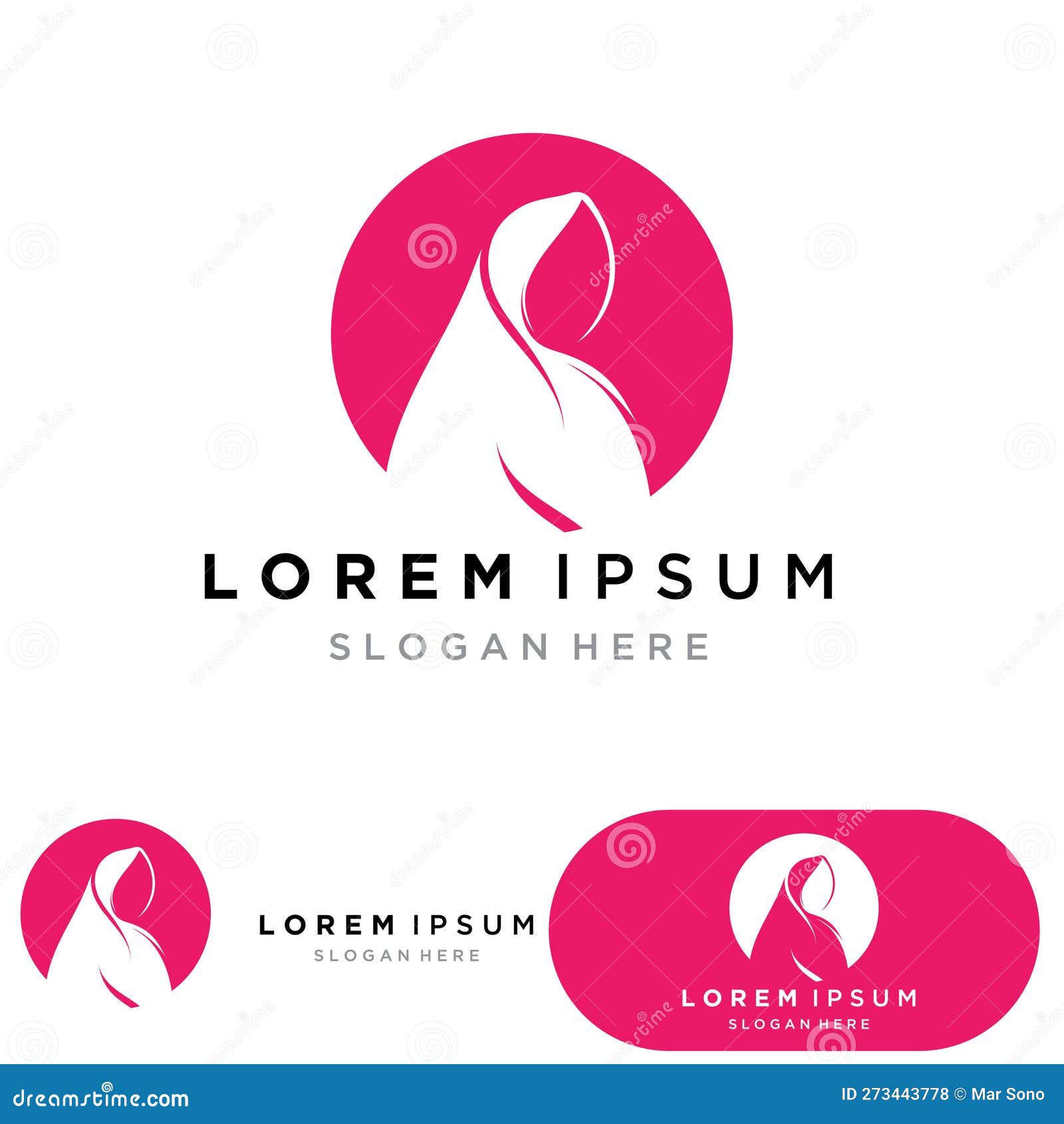 Hijab Logo and Symbol Vector Stock Illustration - Illustration of ...