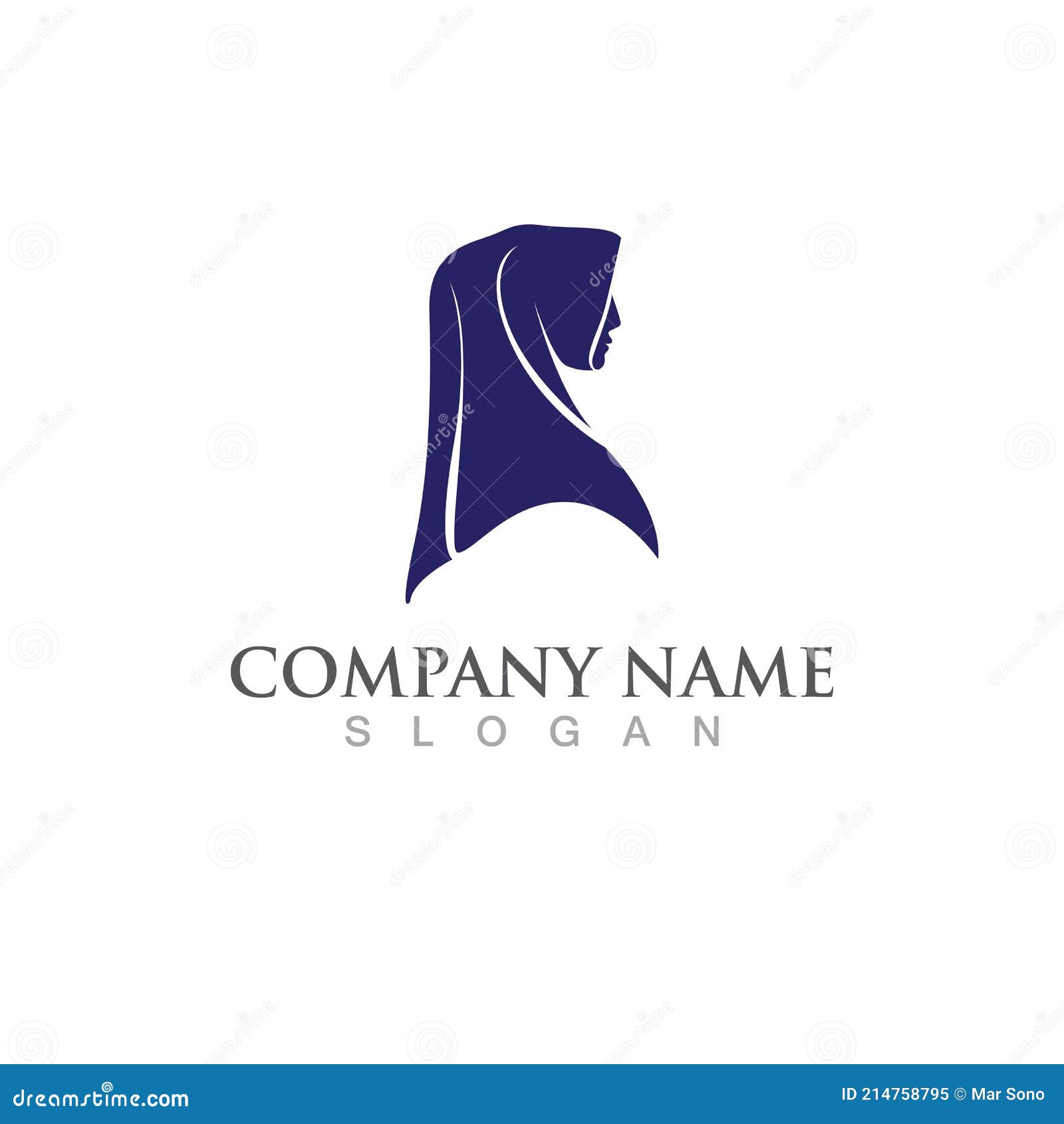 Hijab Logo and Symbol Vector Image Stock Vector - Illustration of arab ...